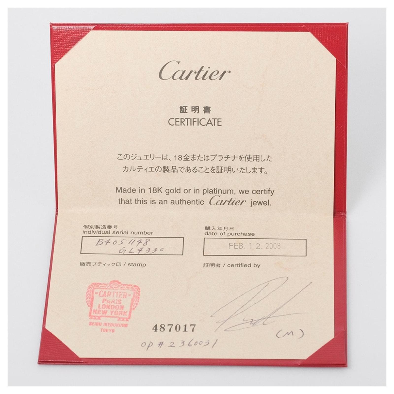 Cartier Joyeux anniversaire Or rose Doré ref.994793 - Joli Closet