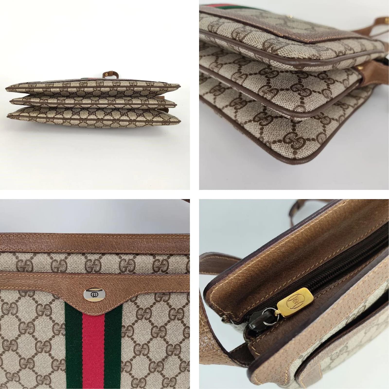 Gucci Gucci vintage unisex bag, Camera model, SHERRY LINE Beige ref ...