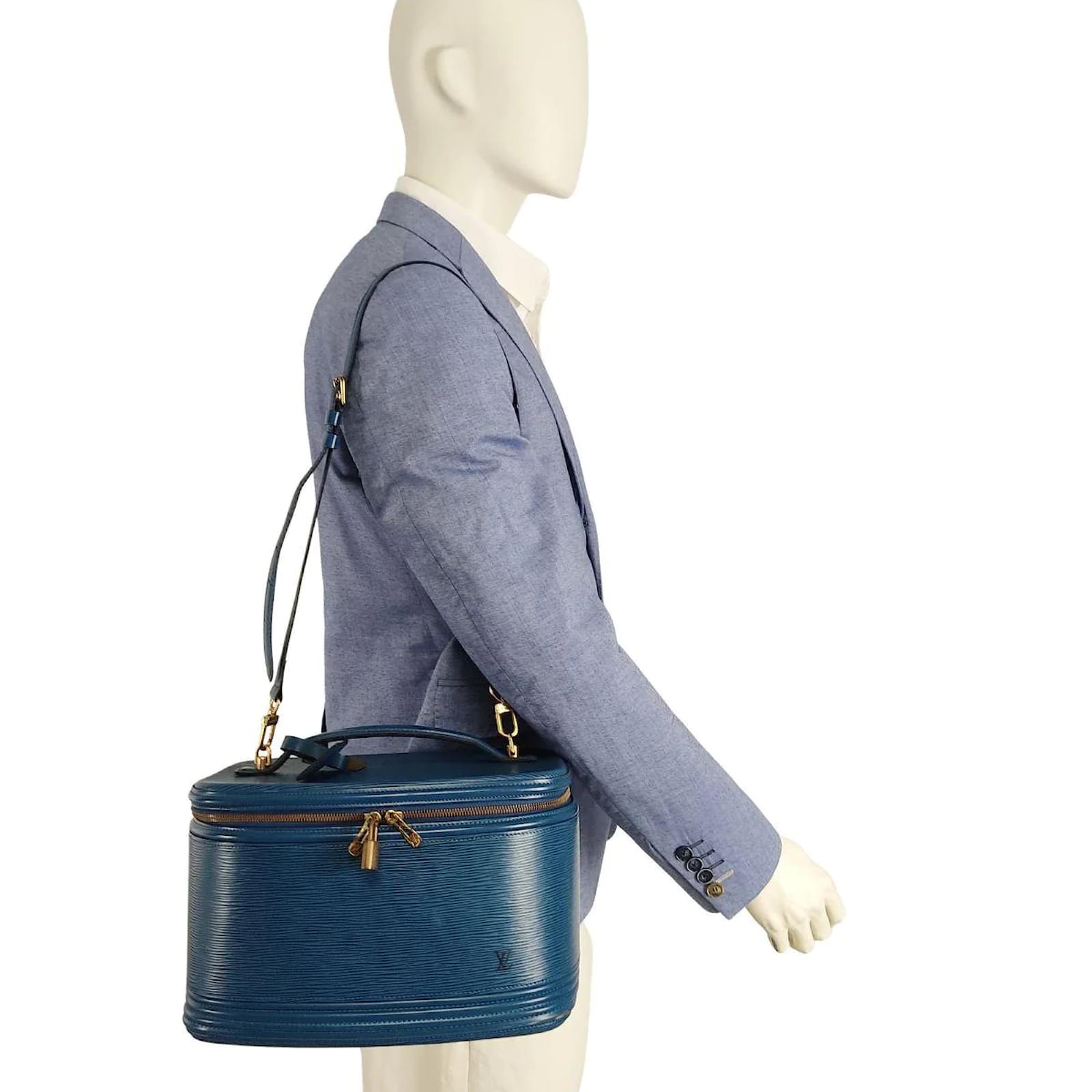 Louis Vuitton Louis Vuitton Beauty Case Vanity Epi light blue bag Light ...