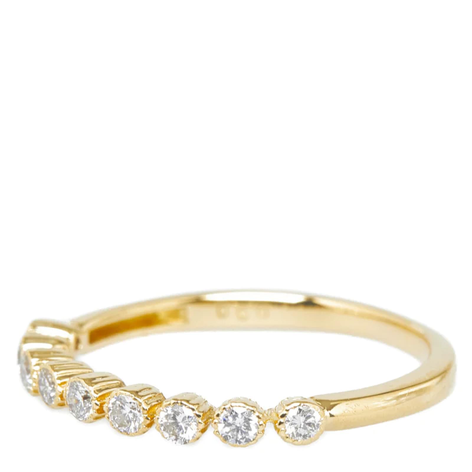 & Other Stories 18K Gold Diamond Ring Golden Metal ref.1011927 - Joli ...