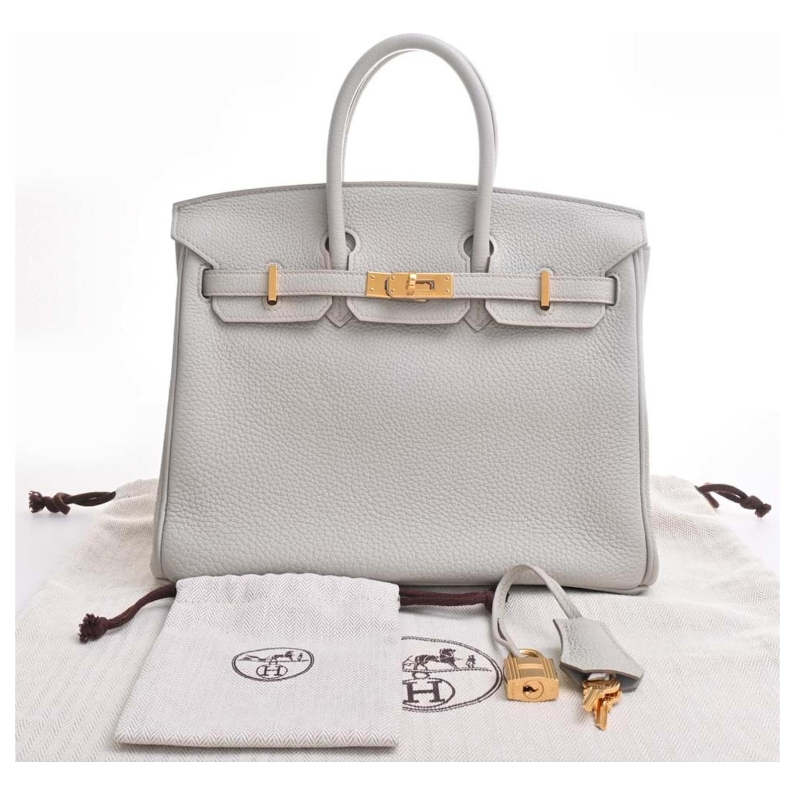 Hermès HERMES BIRKIN 25 White Leather ref.1015324 - Joli Closet