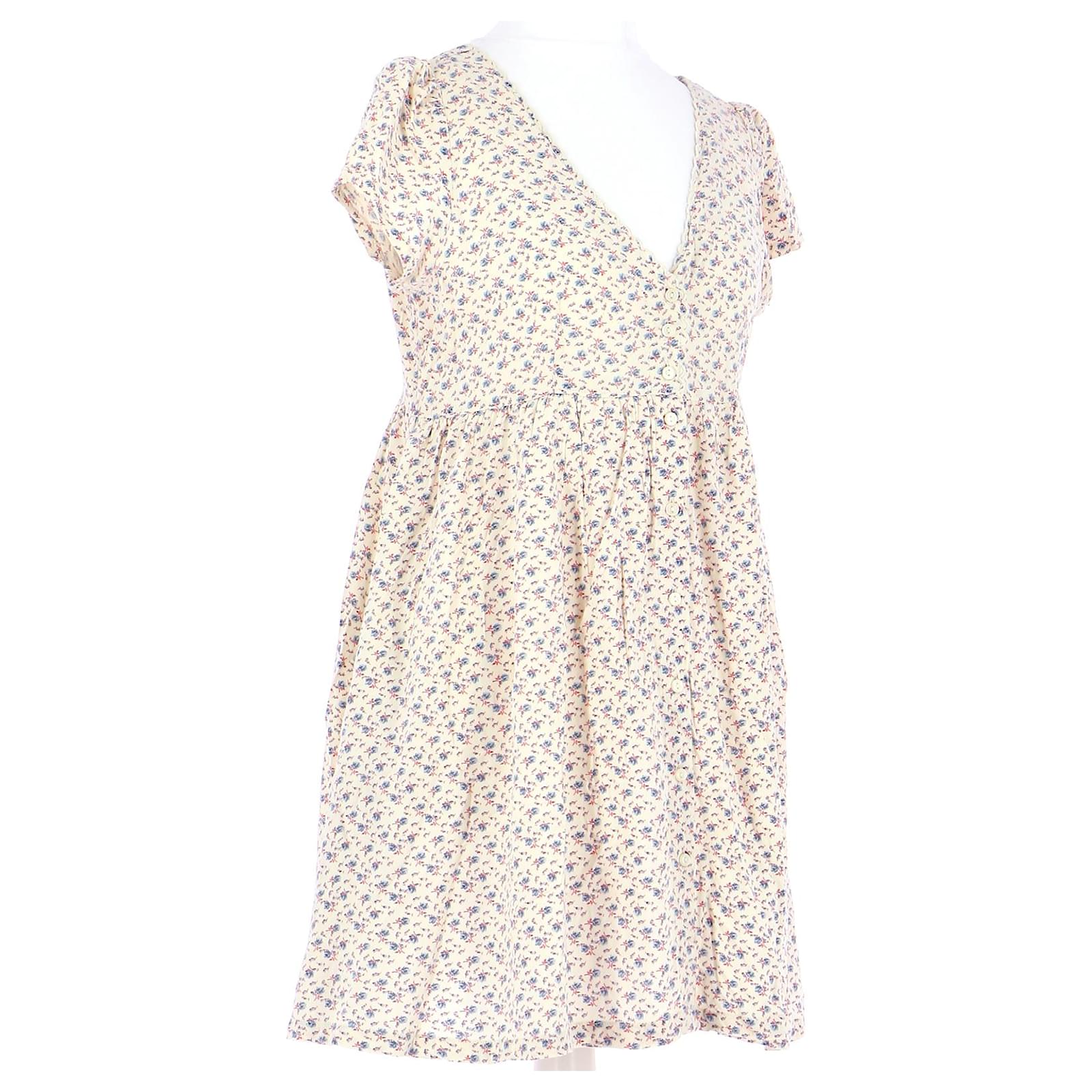 Ralph Lauren robe Cream Viscose ref.1018538 - Joli Closet