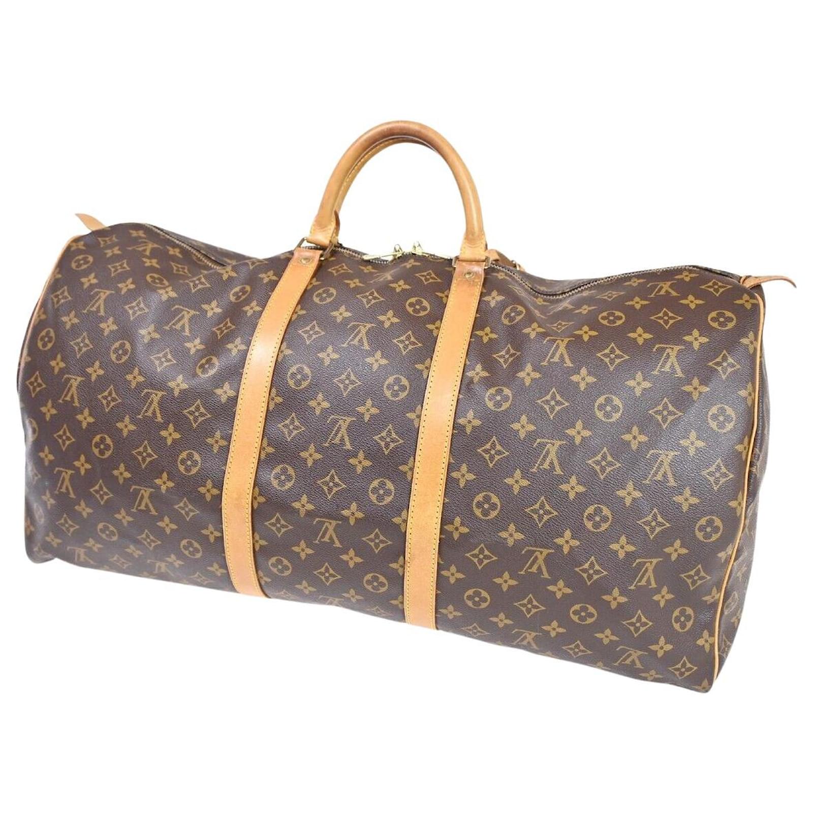 Louis Vuitton Keepall 60 Brown Cloth ref.1020164 - Joli Closet