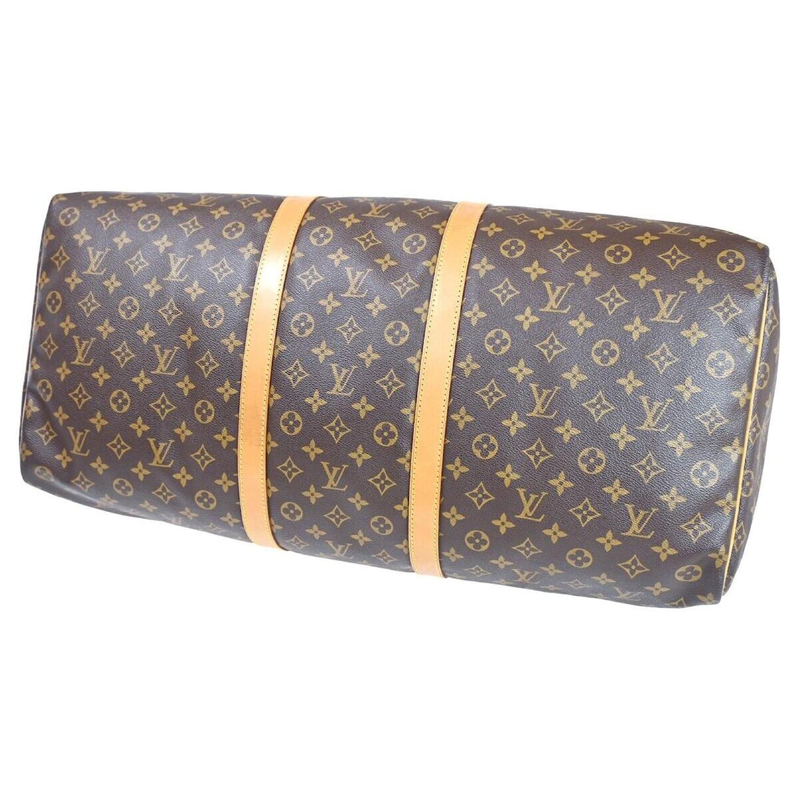 Louis Vuitton Keepall 60 Brown Cloth ref.1020164 - Joli Closet