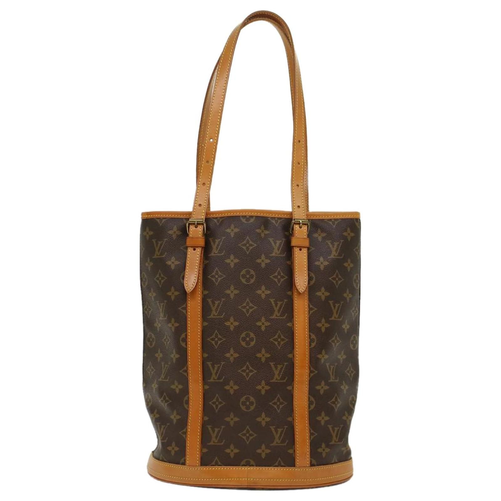 Louis Vuitton Bucket Brown Cloth ref.1027904 - Joli Closet