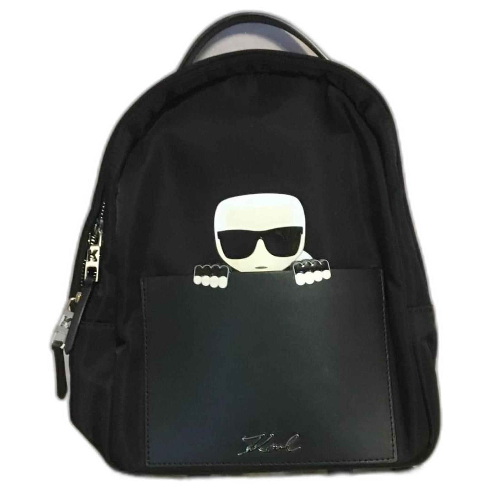 Karl Lagerfeld backpack Black Synthetic ref.1031671 - Joli Closet