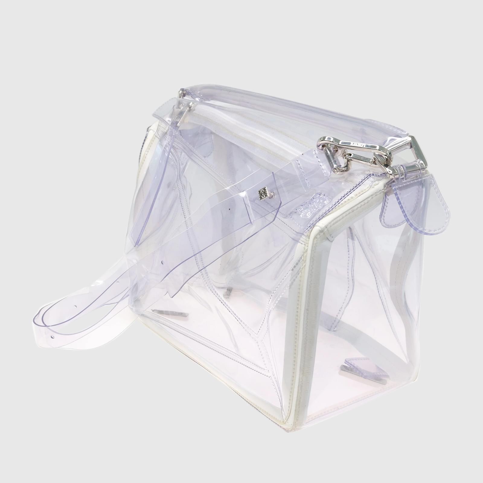 Loewe Transparent PVC Medium Puzzle Bag Plastic ref.1035753 - Joli Closet