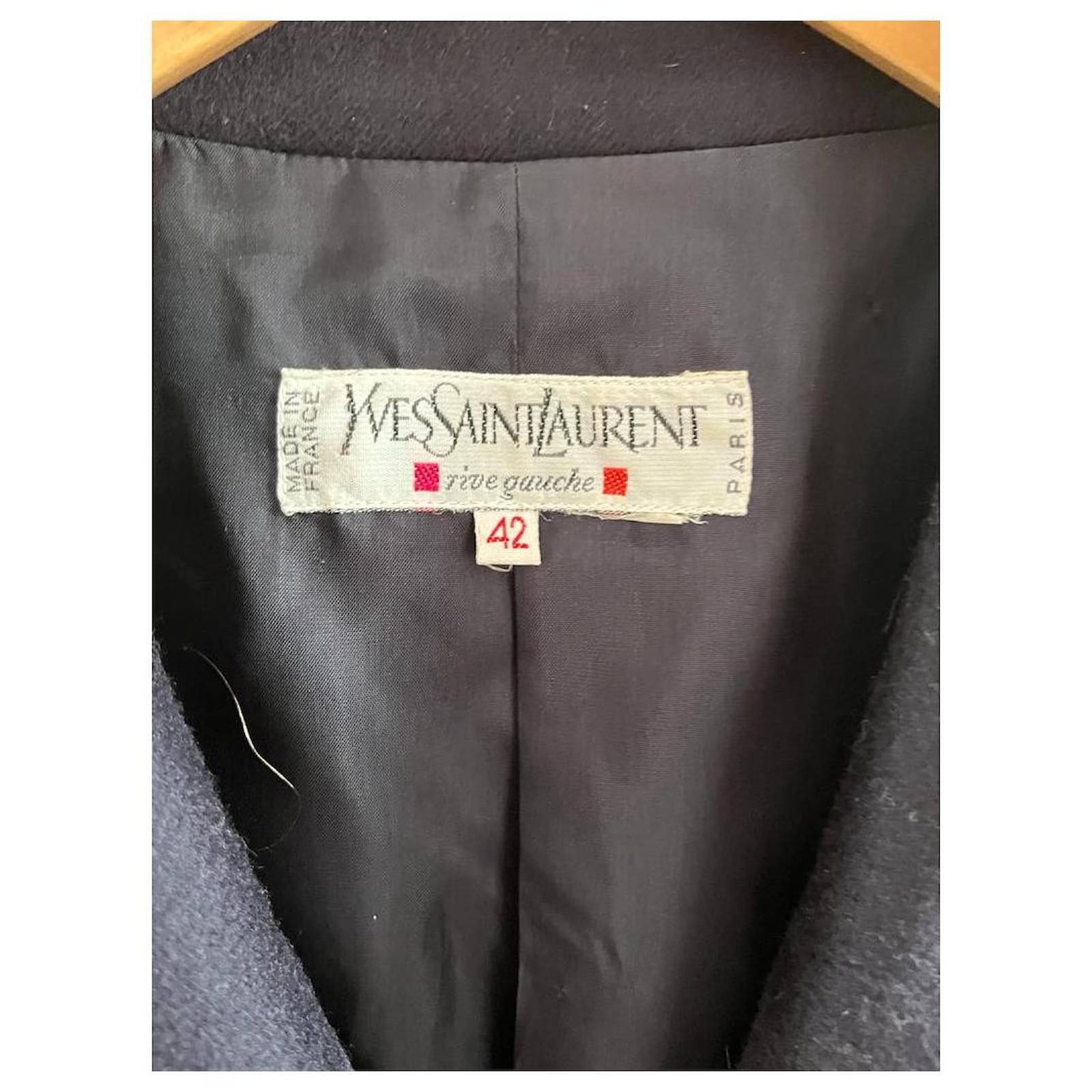 Yves Saint Laurent YSL Blazer Black Cashmere Wool ref.1038511 - Joli Closet