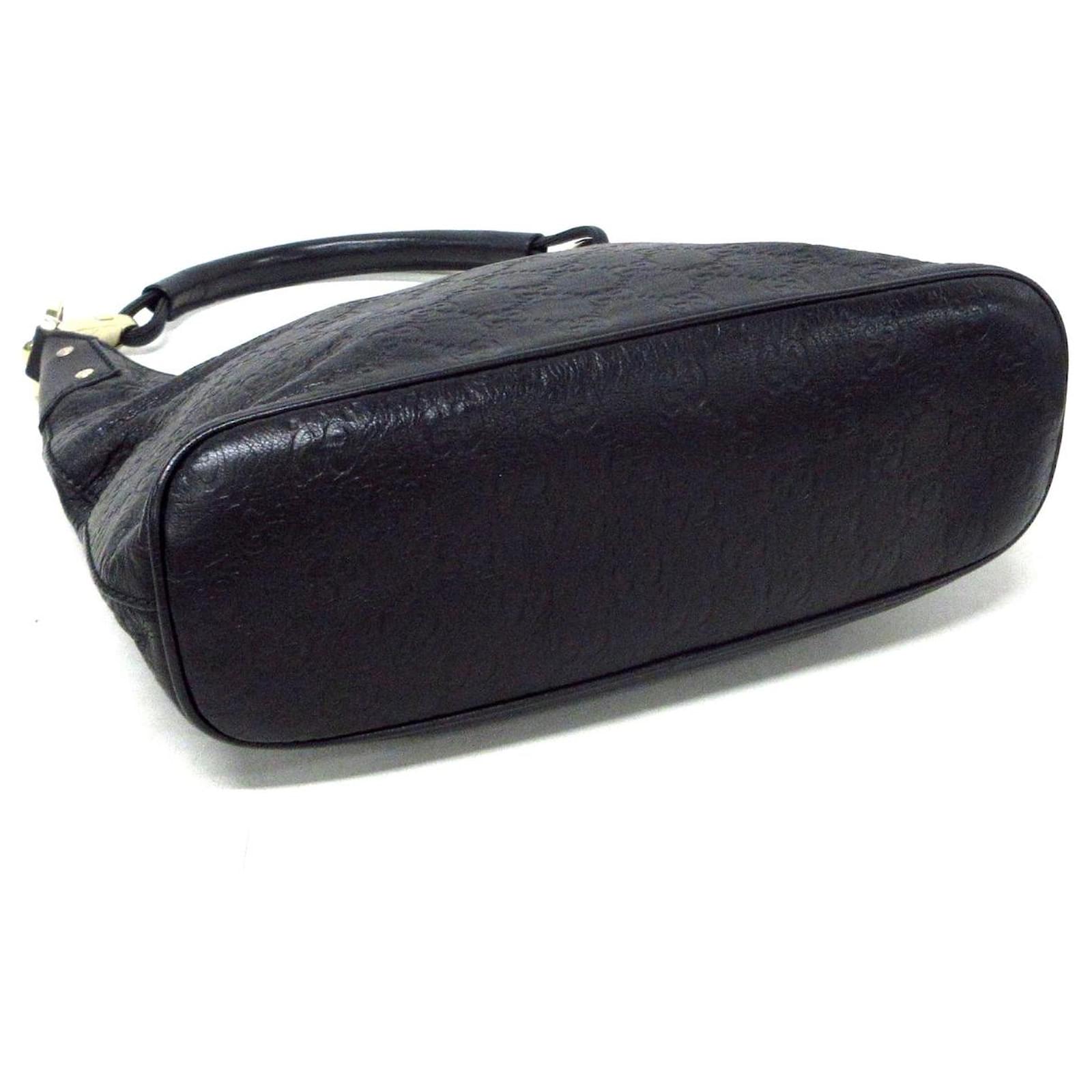 Gucci Shimmer Line Black Leather ref.1046023 - Joli Closet