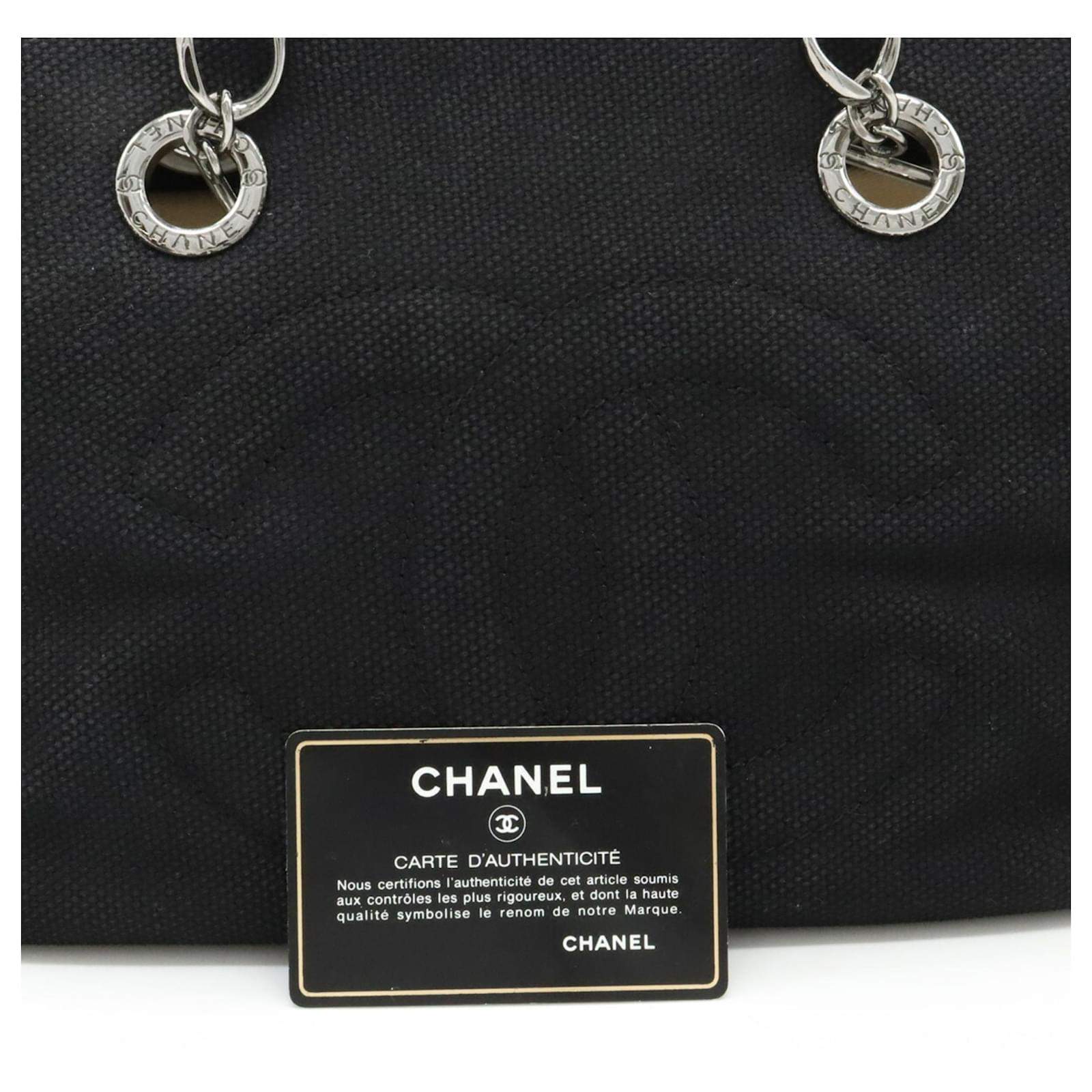 Timeless Chanel Chocolate bar Black Cloth ref.JC1046269 (Sold) - Joli ...