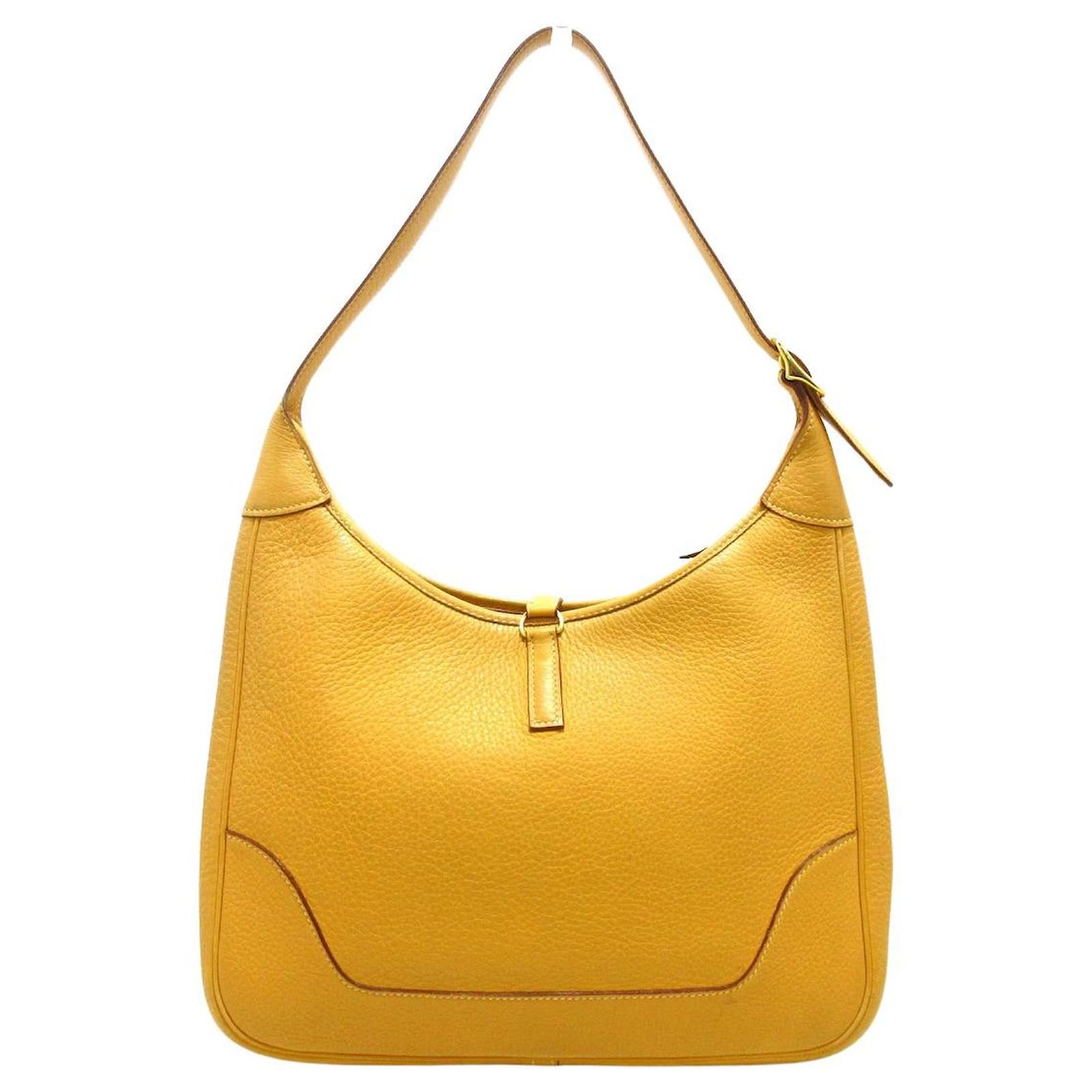 Hermès Trim Yellow Leather ref.1048238 - Joli Closet