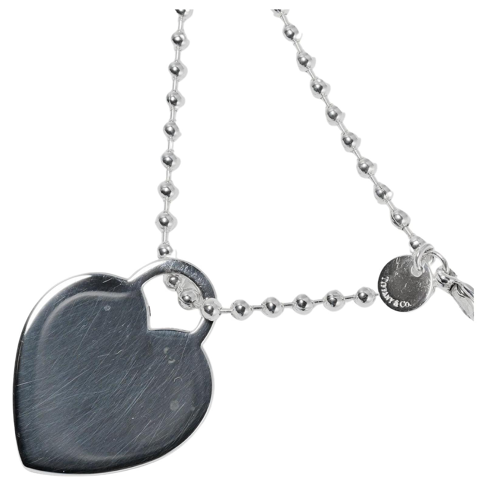 Tiffany & Co Return to Heart Tag Silvery Silver ref.1048553 - Joli Closet