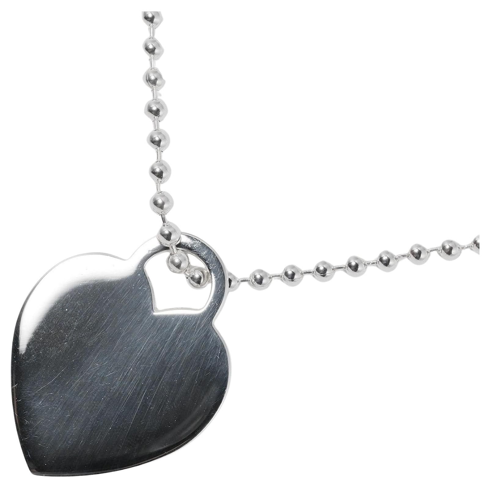 Tiffany & Co Return to Heart Tag Silvery Silver ref.1049578 - Joli Closet