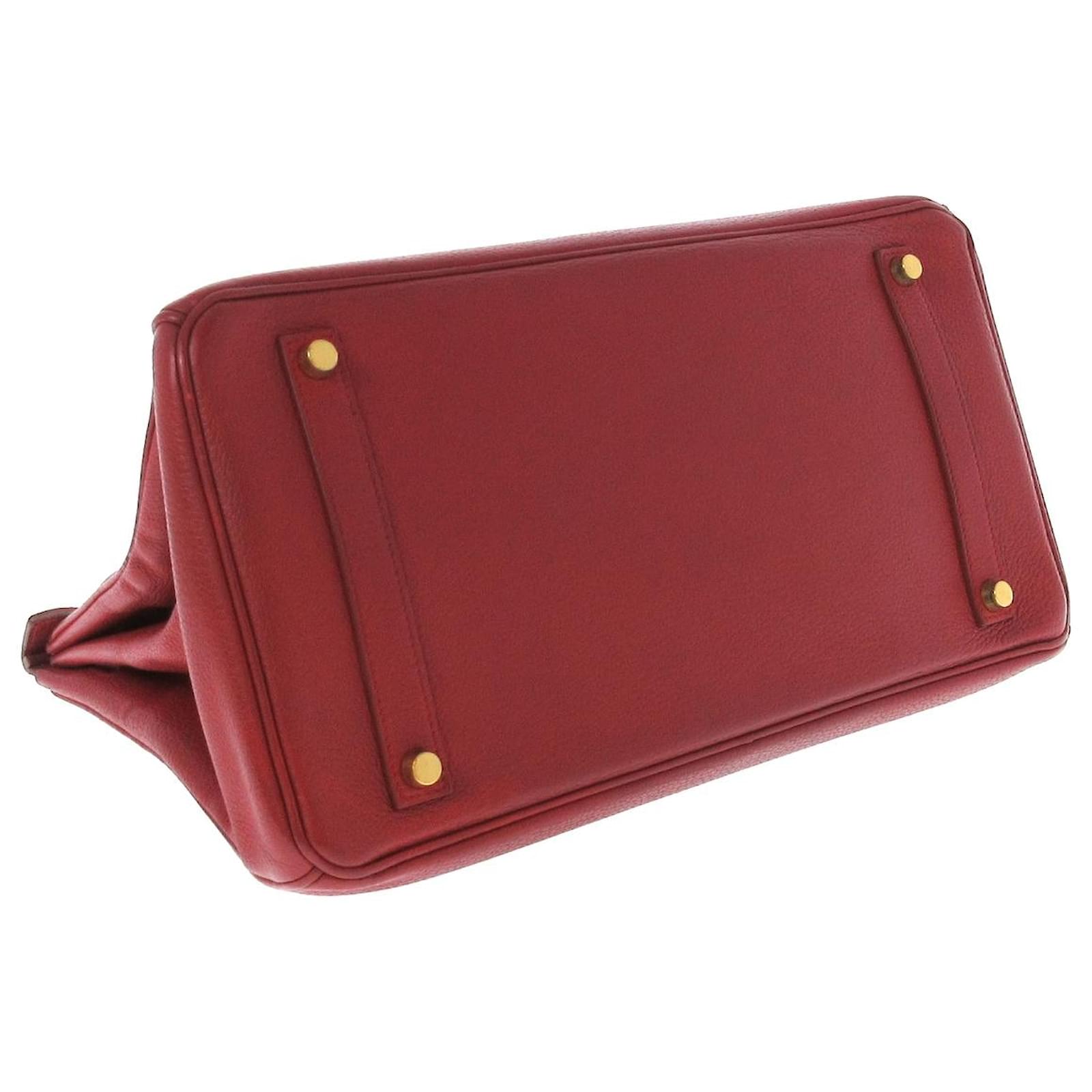 Hermès HERMES BIRKIN 35 Red Leather ref.1052943 - Joli Closet