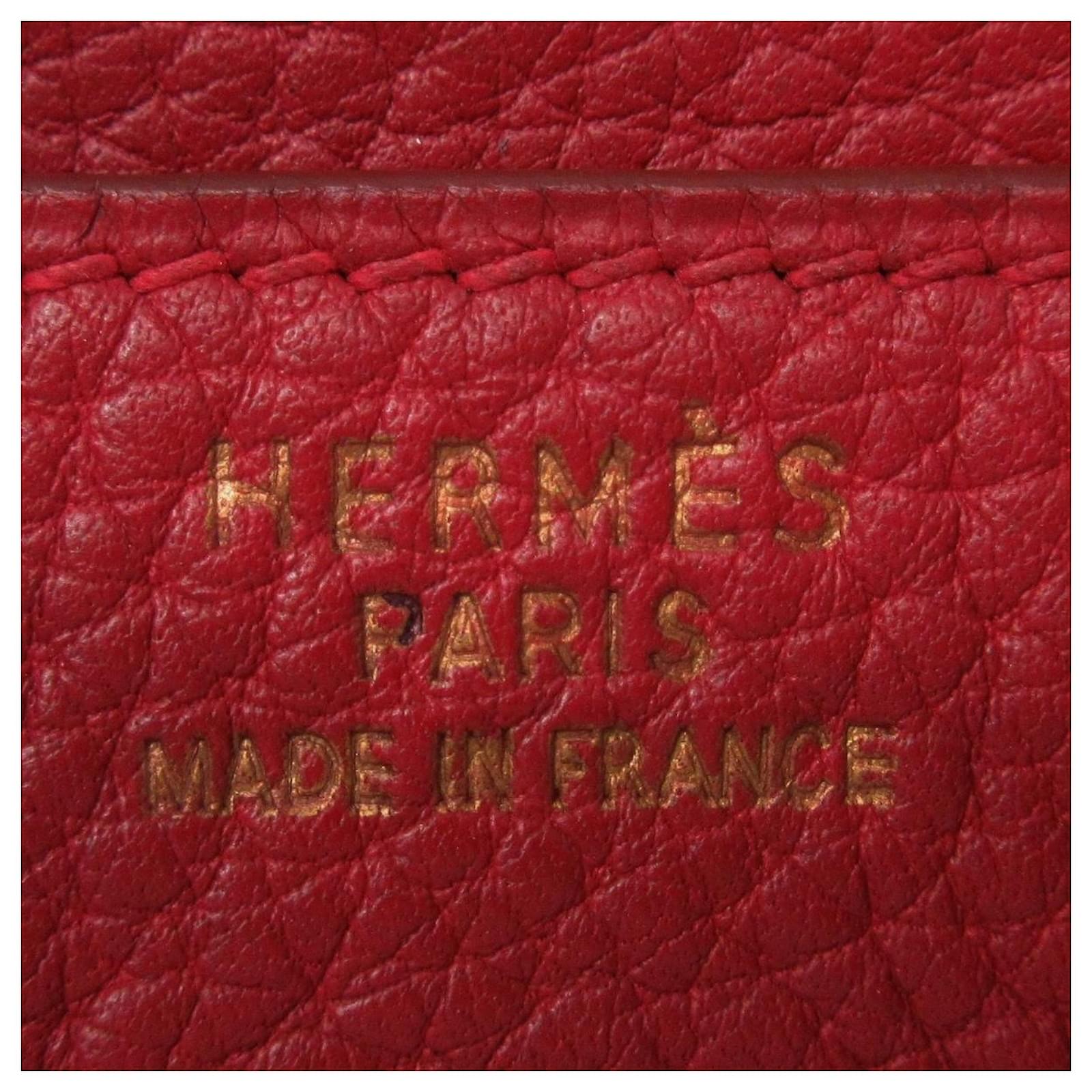 Hermès HERMES BIRKIN 35 Red Leather ref.1052943 - Joli Closet