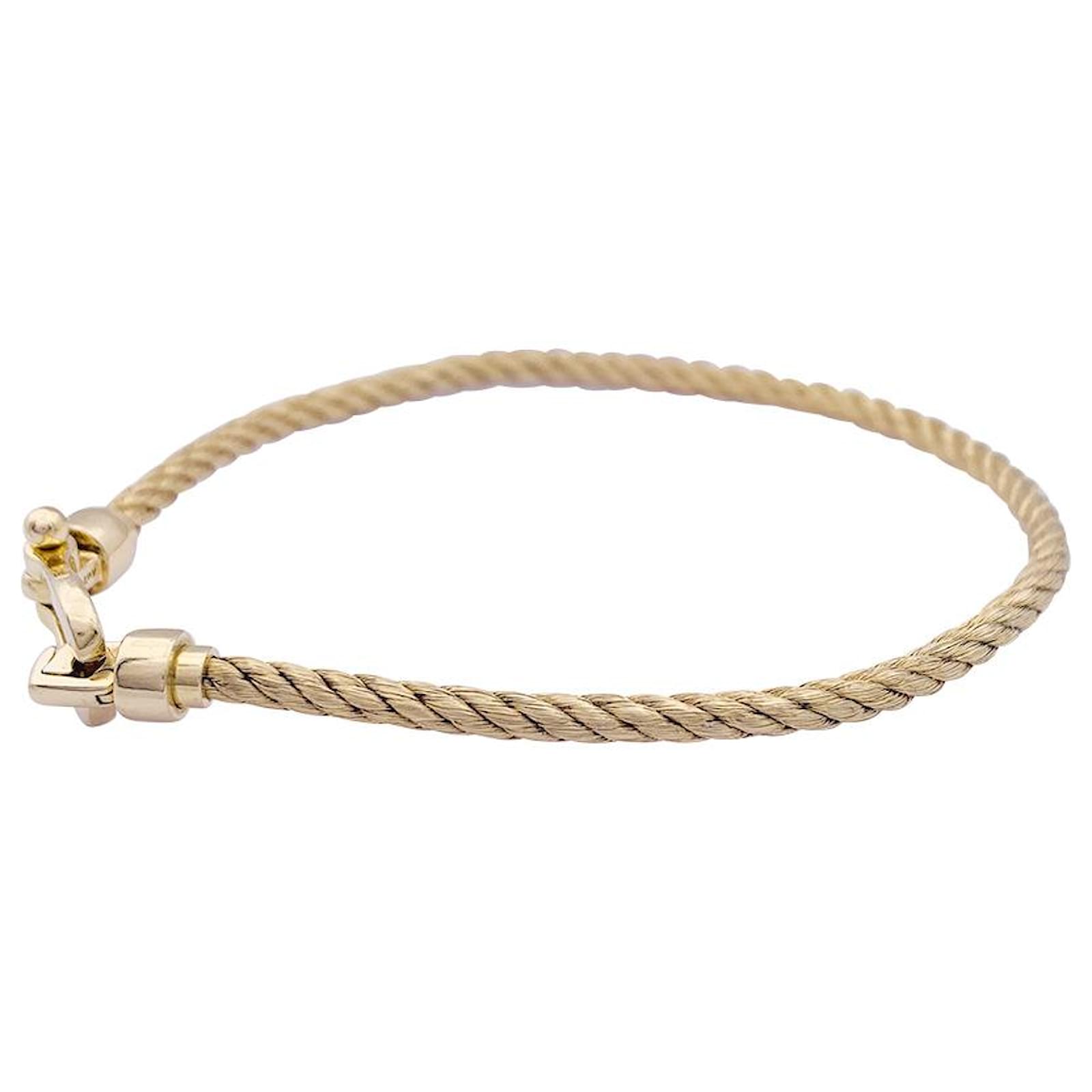 Fred Bracelet, "Strength 10", yellow gold. ref.1056972 - Joli Closet
