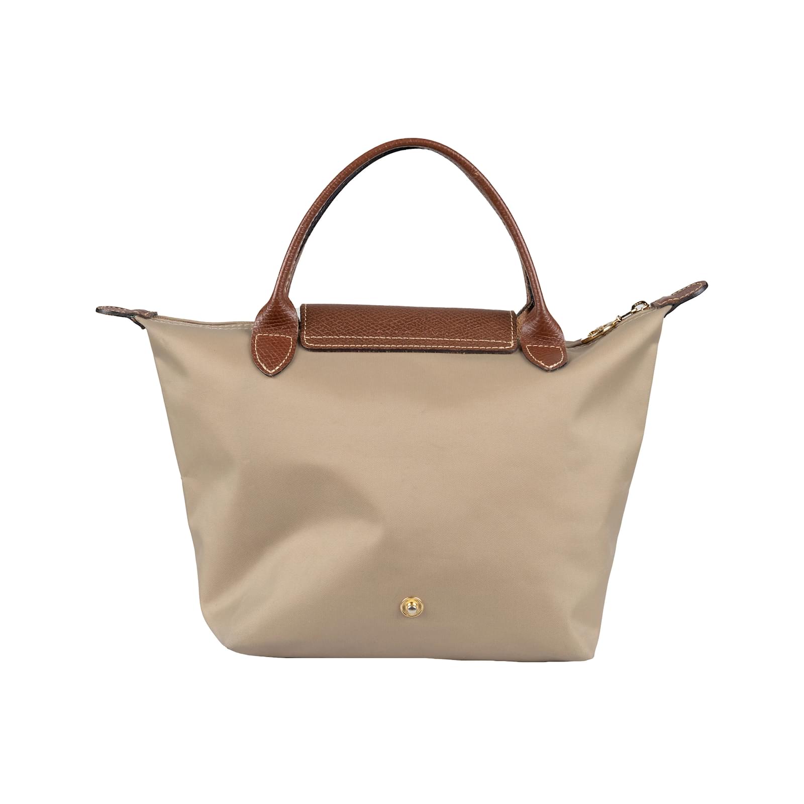 Longchamp Le Pliage Small Handbag Beige ref.1058037 - Joli Closet