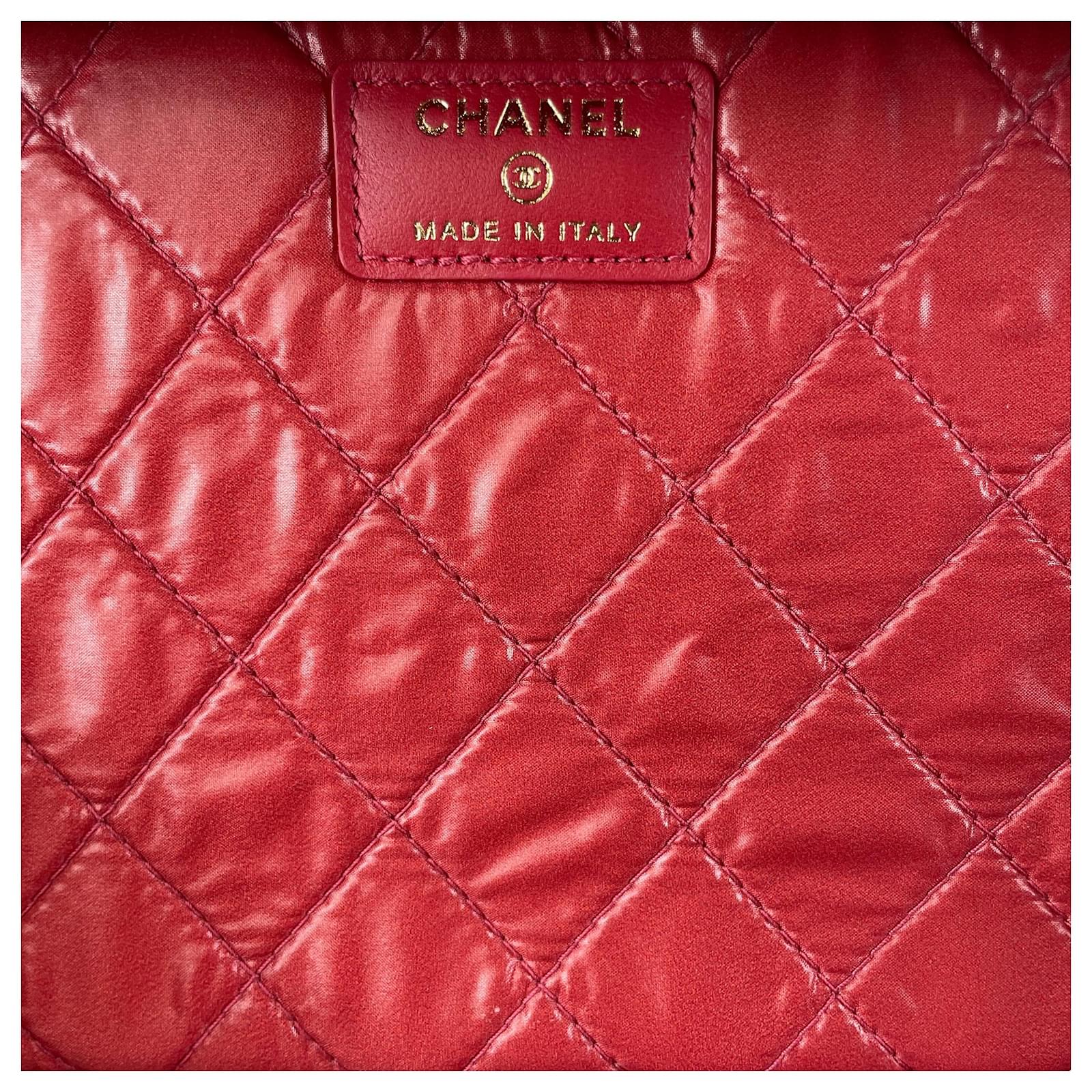 Chanel Pink Tweed Trousse Vanity Kit Leather Pony-style calfskin Cloth ...