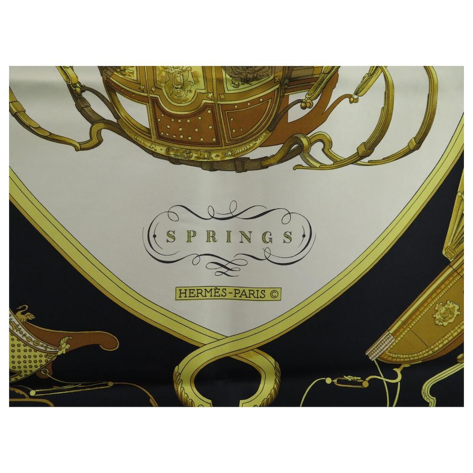 Hermès Springs scarf 1Era Edition 1974 LEDOUX SQUARE 90 SILK SCARF ...
