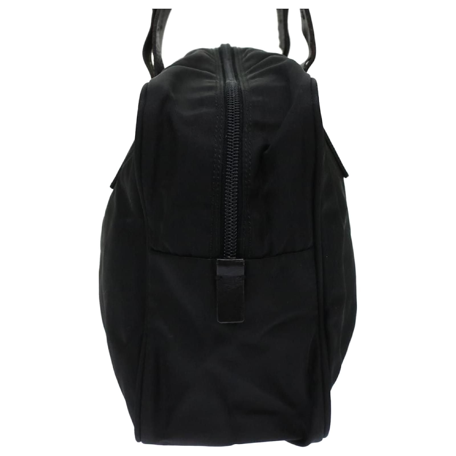 PRADA Hand Bag Nylon Black Auth 45963 ref.1065207 - Joli Closet