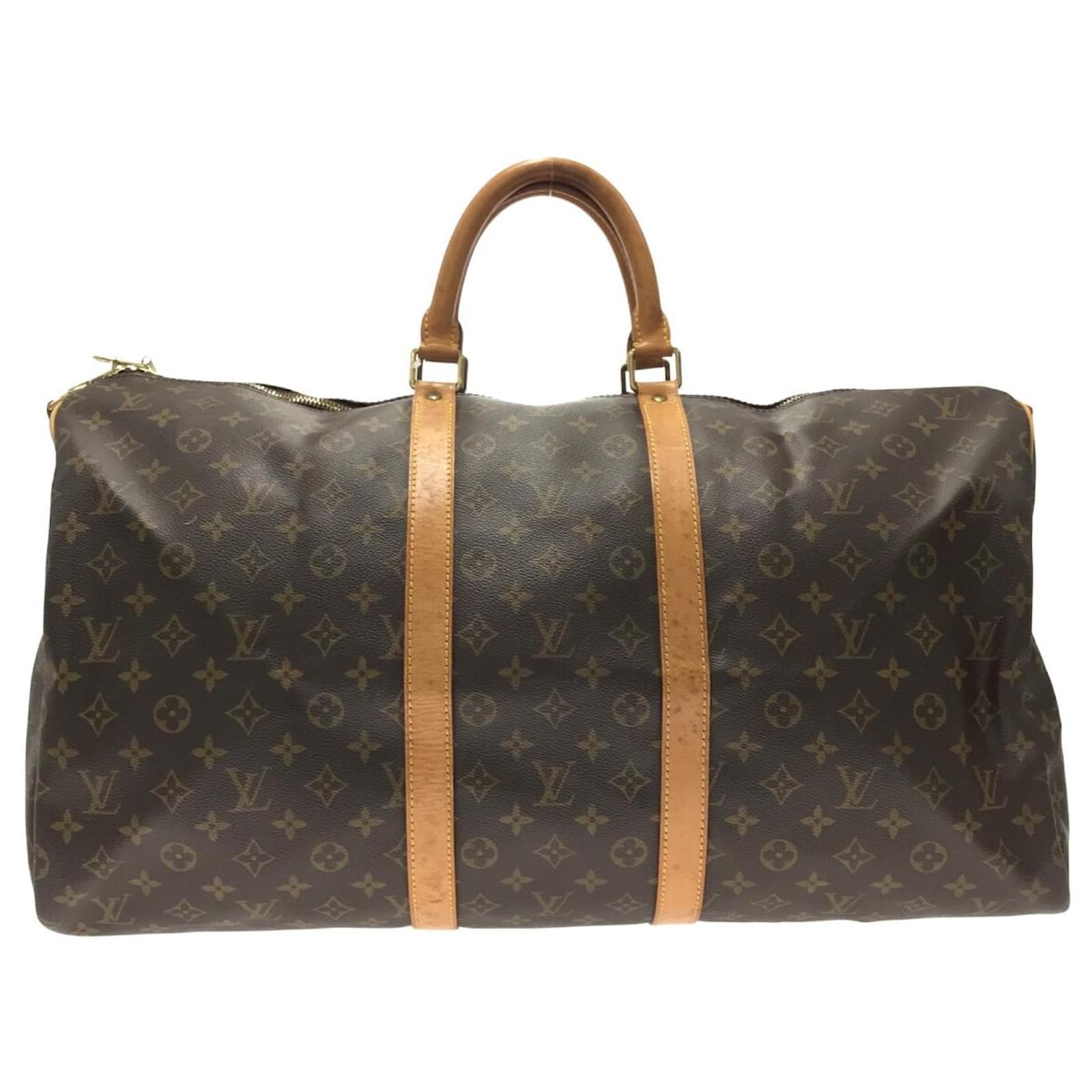 Louis Vuitton Keepall 55 Toile Marron ref.1067188 - Joli Closet