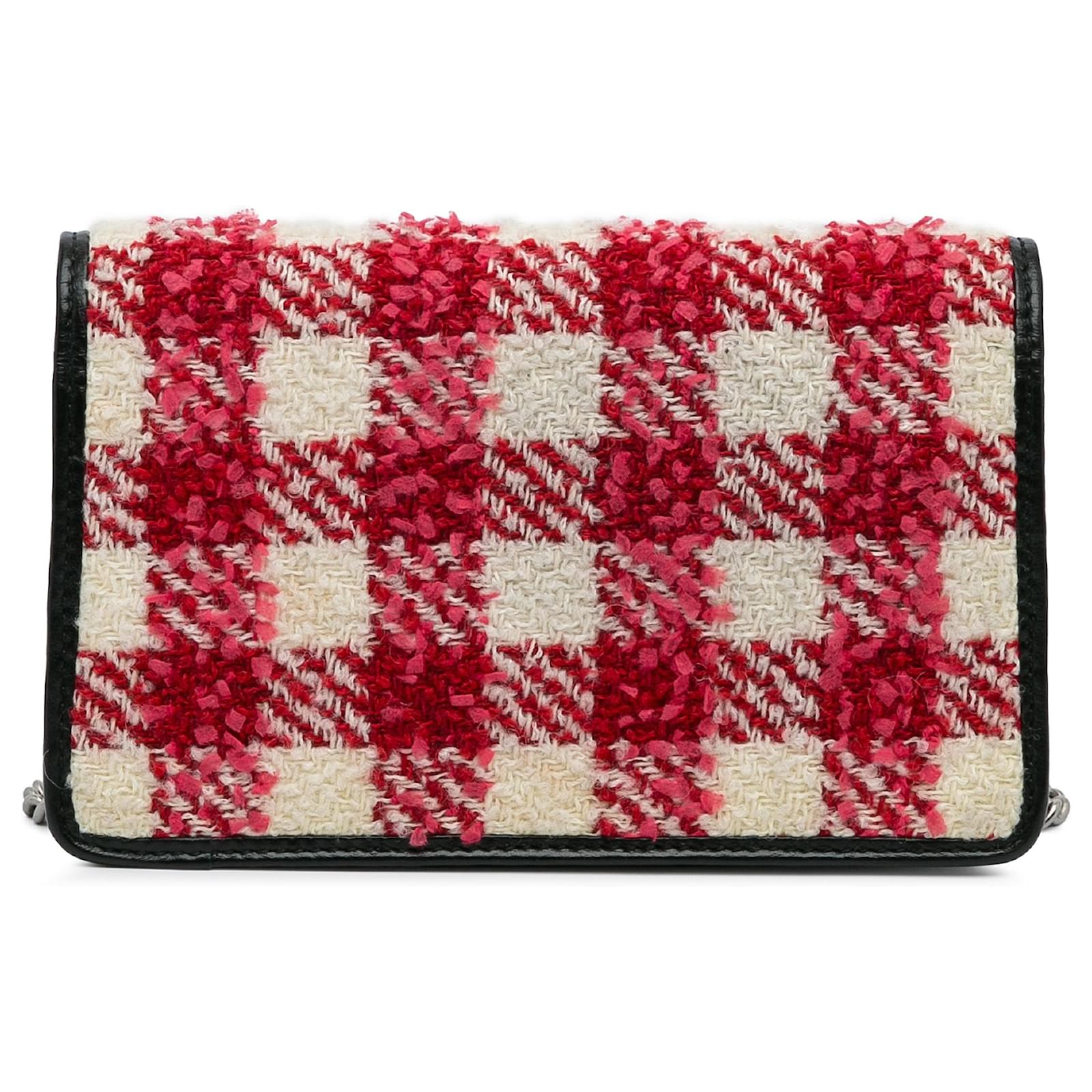 Gucci Red Super Mini Tweed Dionysus Crossbody Bag Cloth ref.1081810 ...