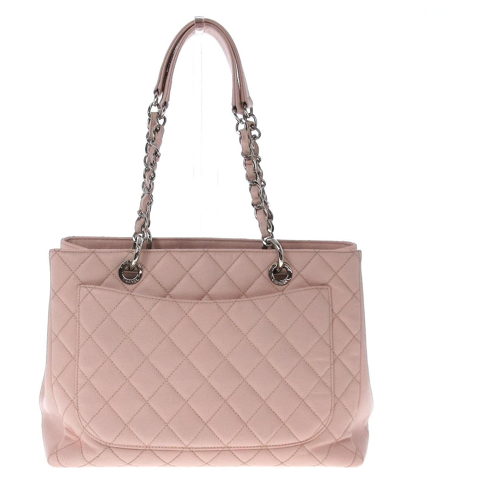 Chanel GST (grand shopping tote) Pink Leather ref.1089923 - Joli Closet