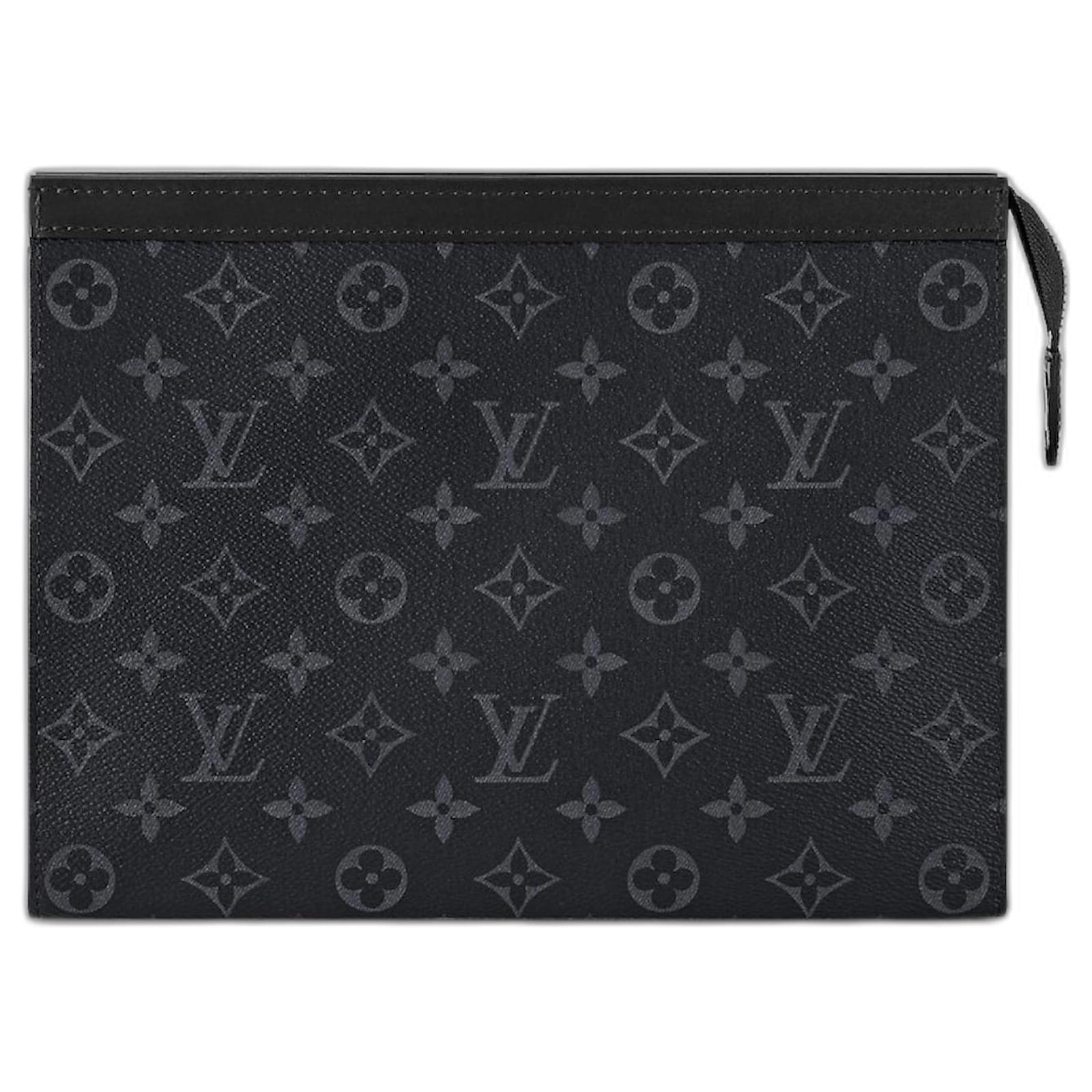 Louis Vuitton LV Pochette Voyage eclipse new Black Cloth ref.1099699 - Joli Closet
