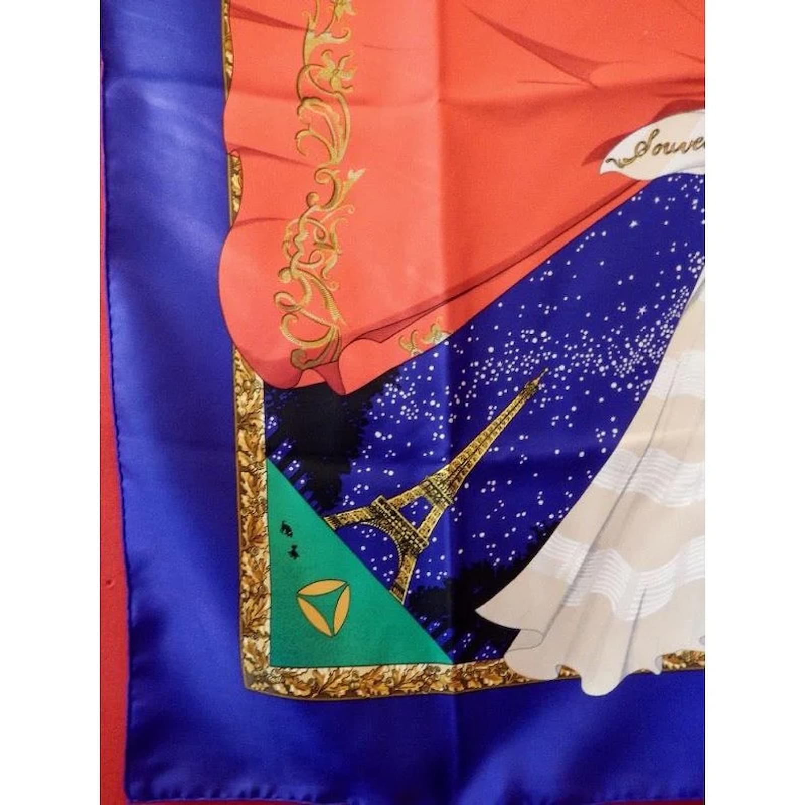 Hermès HERMES Scarves Blue Silk ref.1100176 - Joli Closet