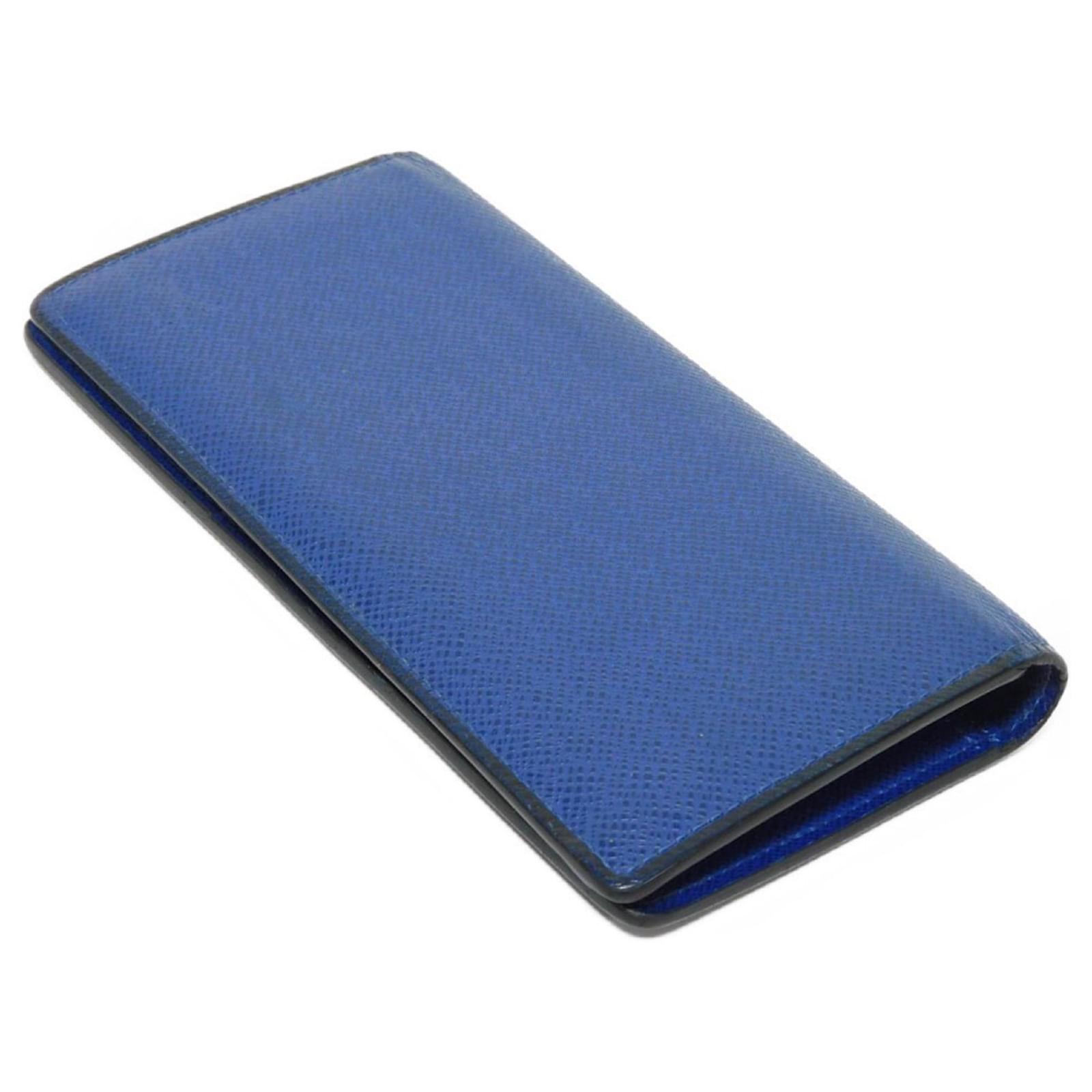 Louis Vuitton Brazza Blue Leather ref.1100903 - Joli Closet