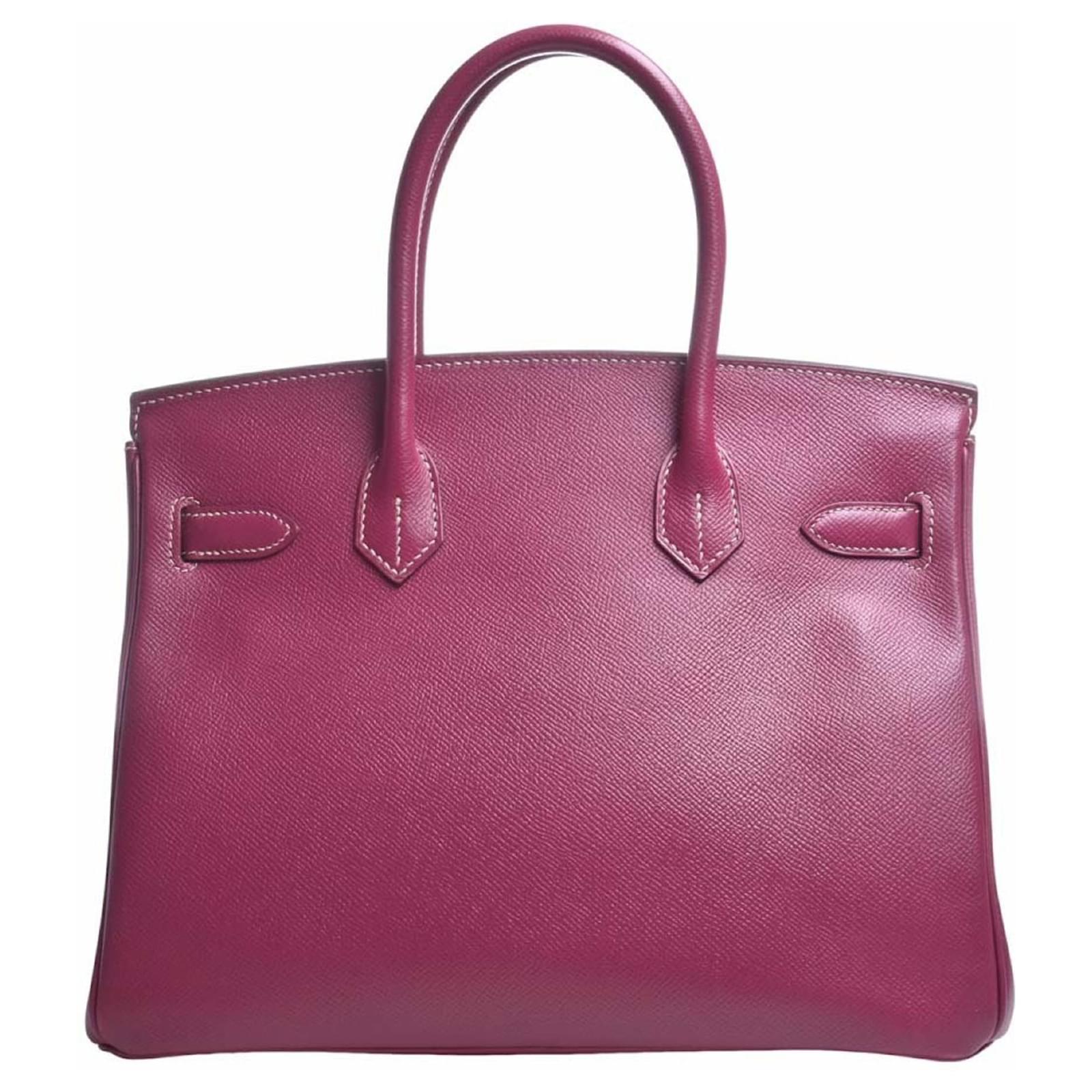Hermès HERMES BIRKIN Purple Leather ref.1101134 - Joli Closet