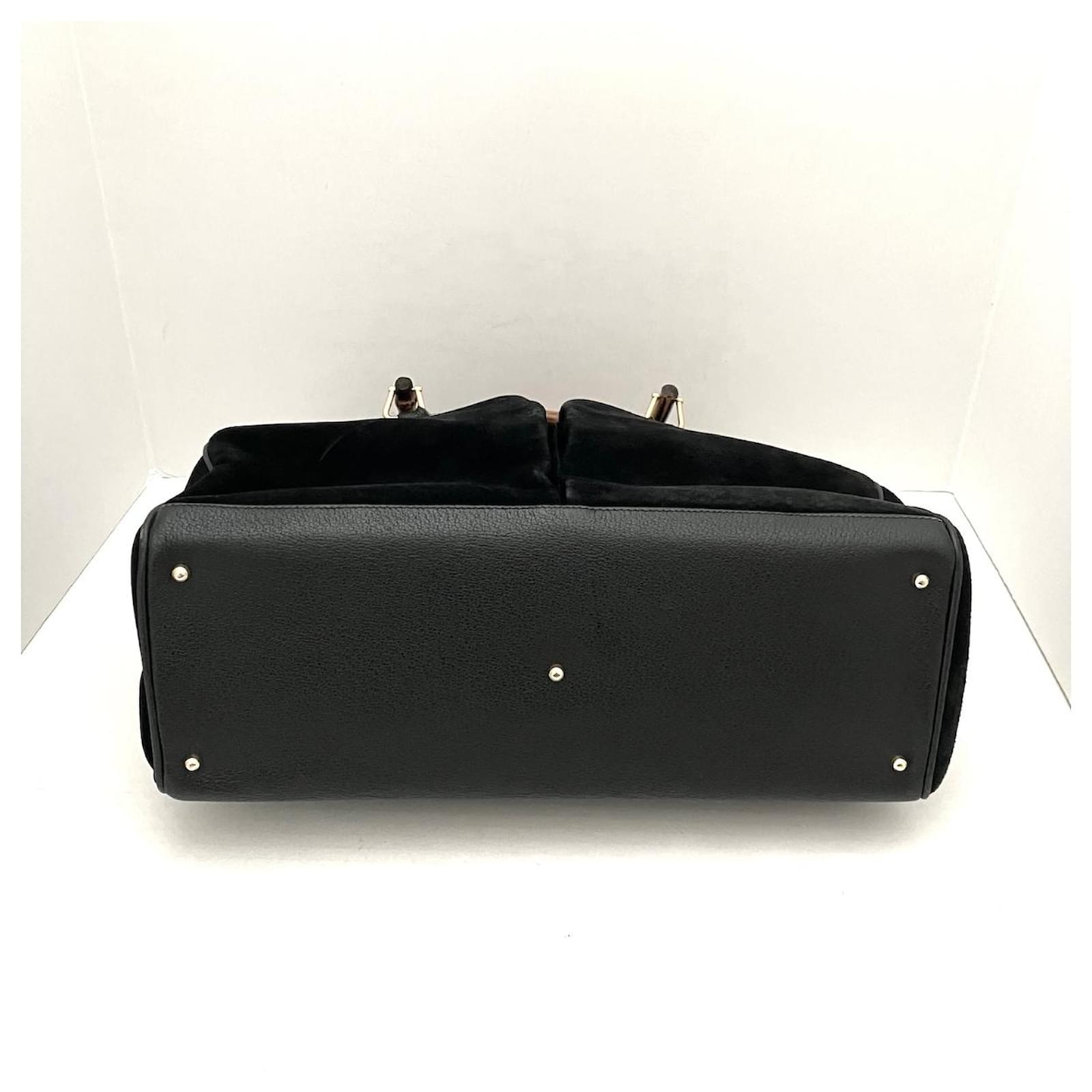 Gucci Bamboo Black Leather ref.1107477 - Joli Closet
