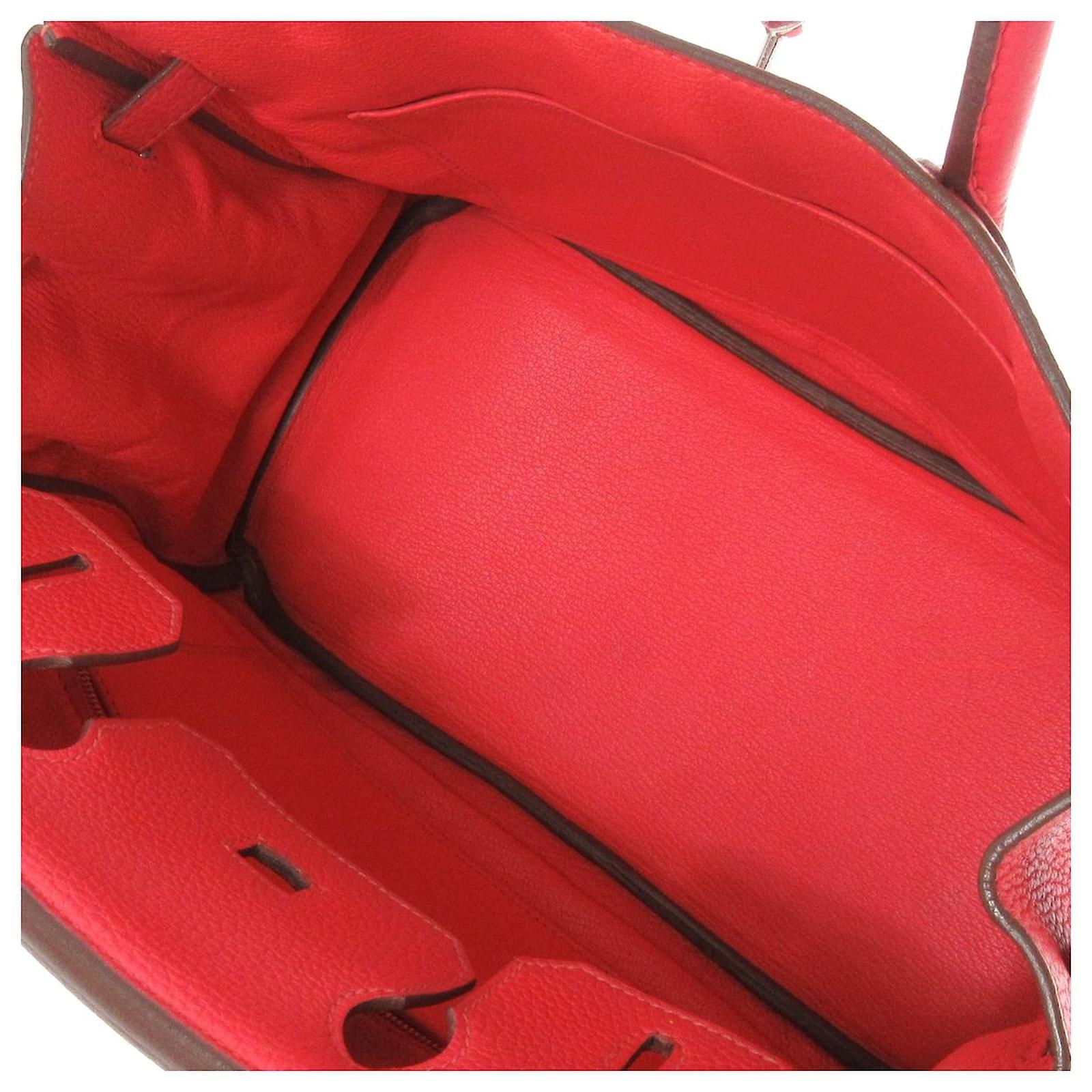 Hermès Birkin 30 Red Leather ref.1109465 - Joli Closet
