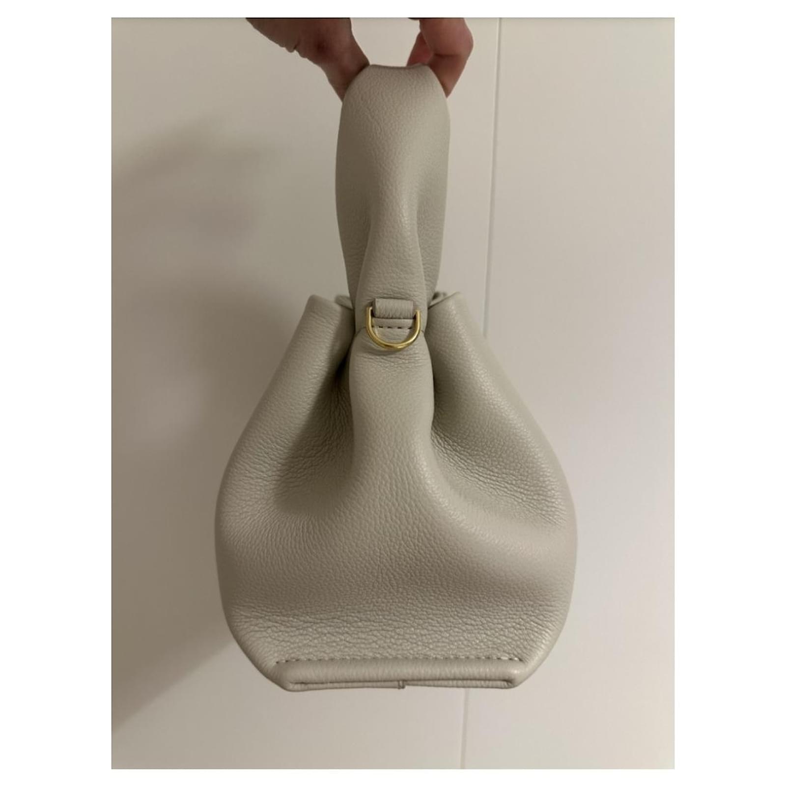 SAC POLÈNE numéro 9 mini Cuir Beige ref.1112059 - Joli Closet