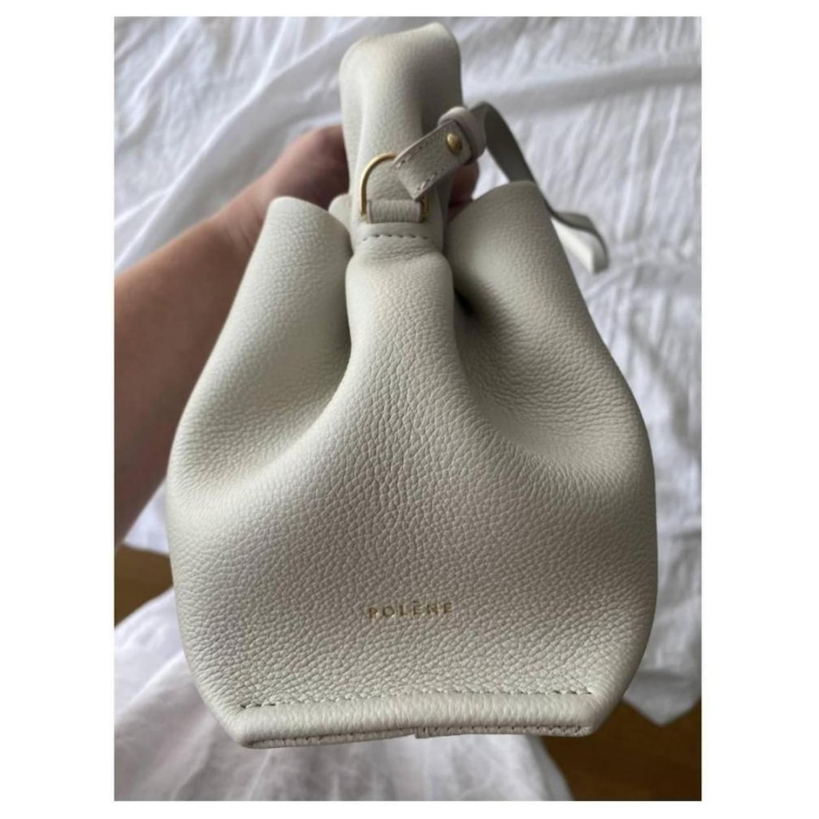 SAC POLÈNE numéro 9 mini Cuir Beige ref.1112059 - Joli Closet