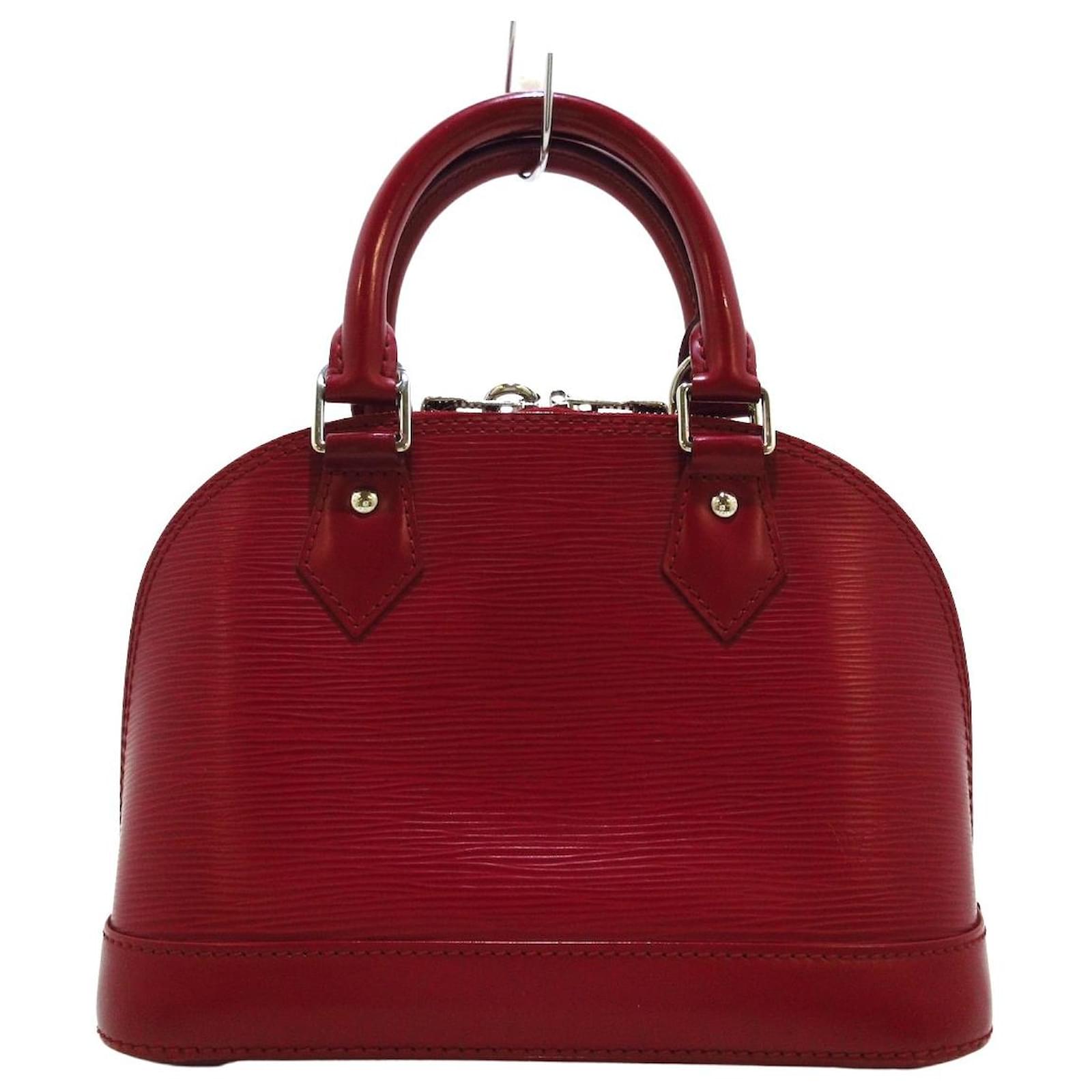 Louis Vuitton Alma BB Red Leather ref.1114399 - Joli Closet