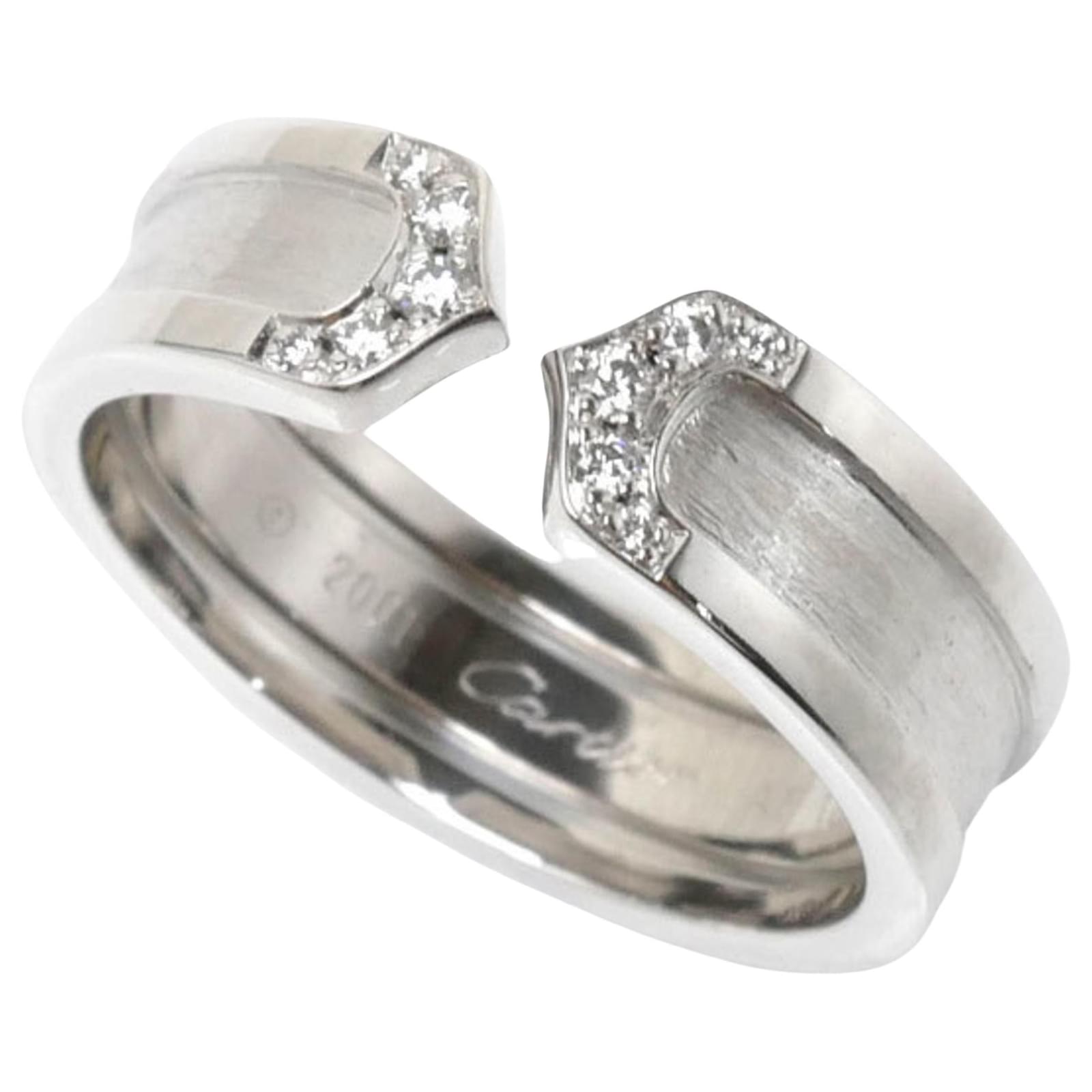 Cartier C2 Silvery White gold ref.1125780 - Joli Closet