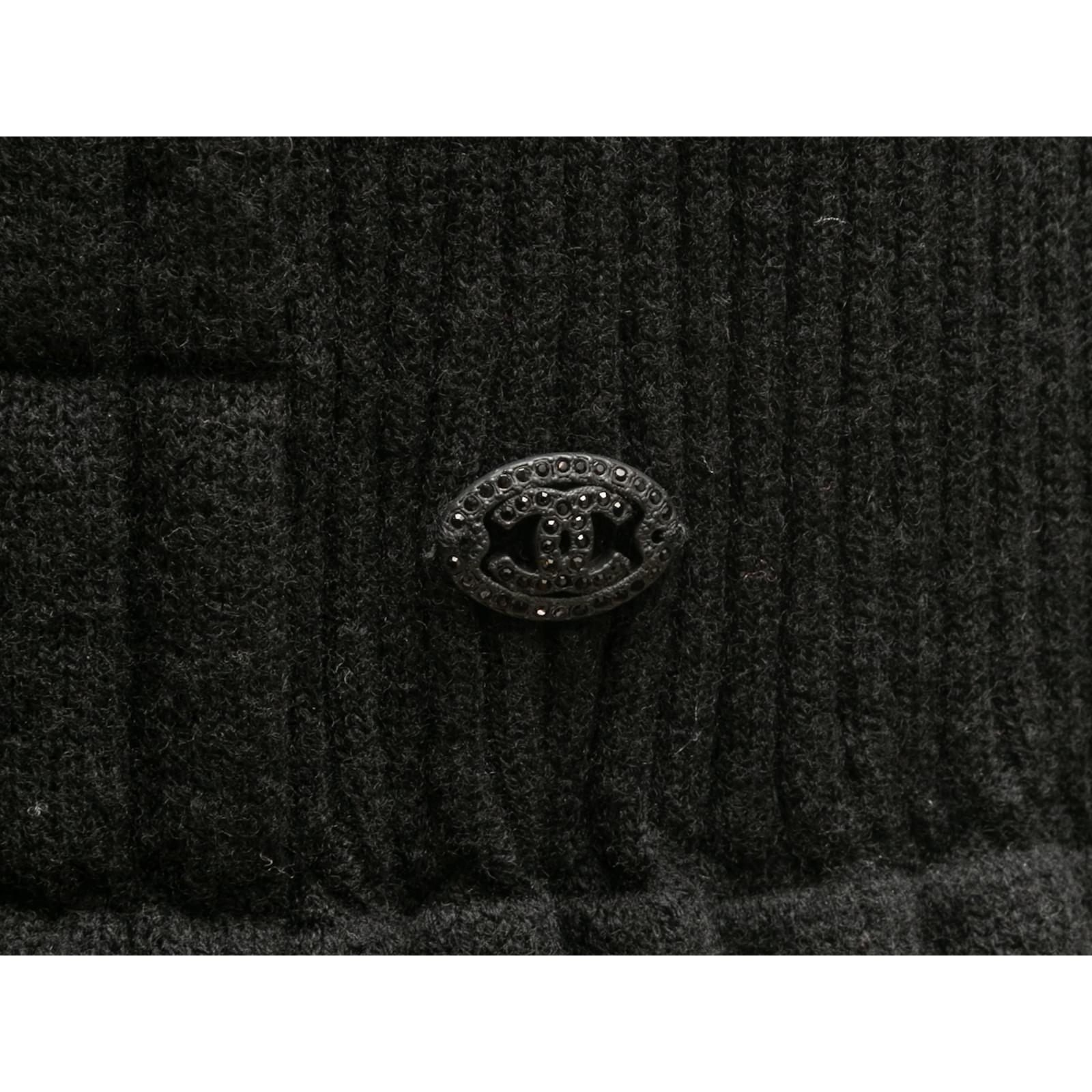 Black Chanel Fall/Winter 2007 Wool Dress Size FR 46 ref.1136162 - Joli ...