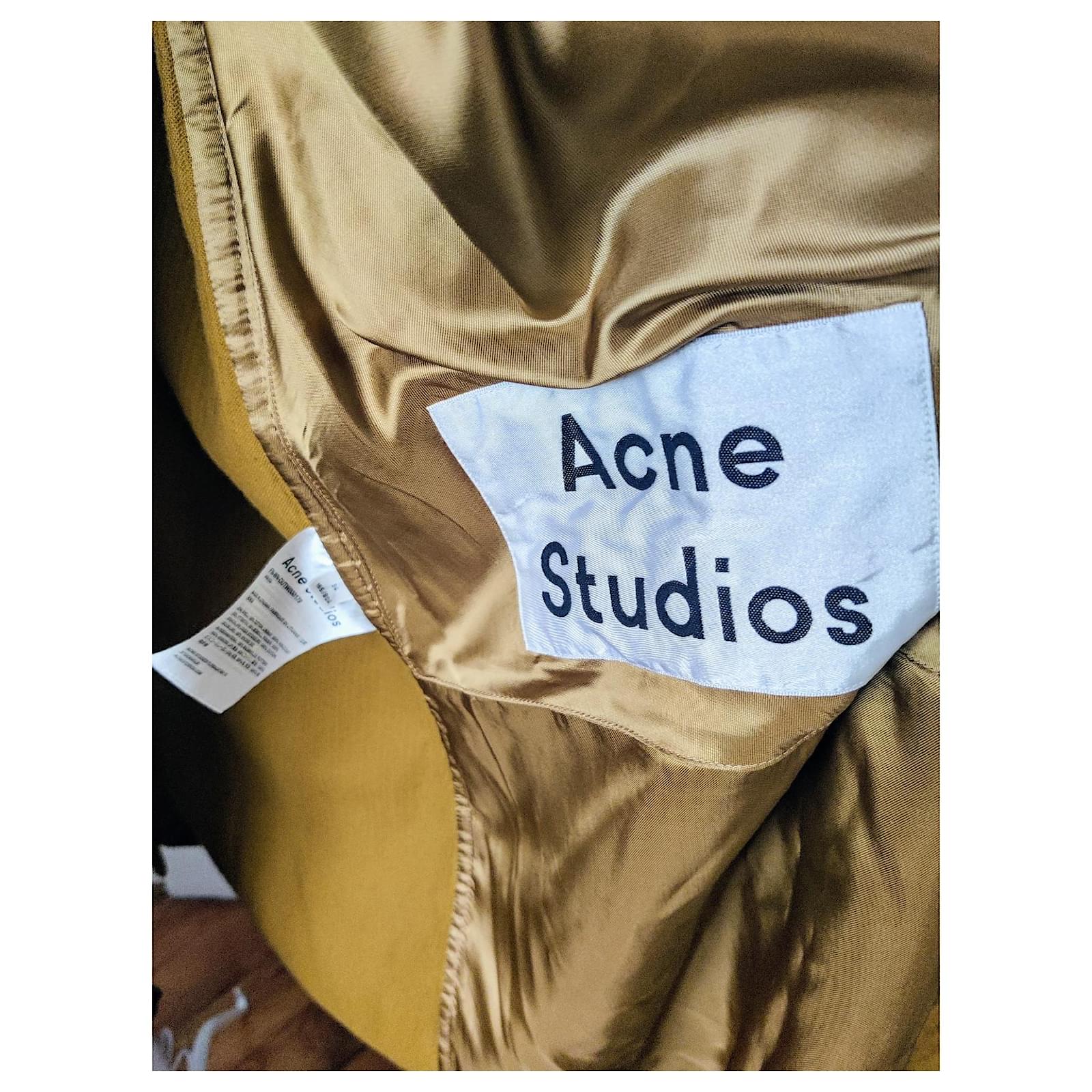 Acne Studios corduroy coat Camel Velvet Polyester Viscose ref.1138533 ...