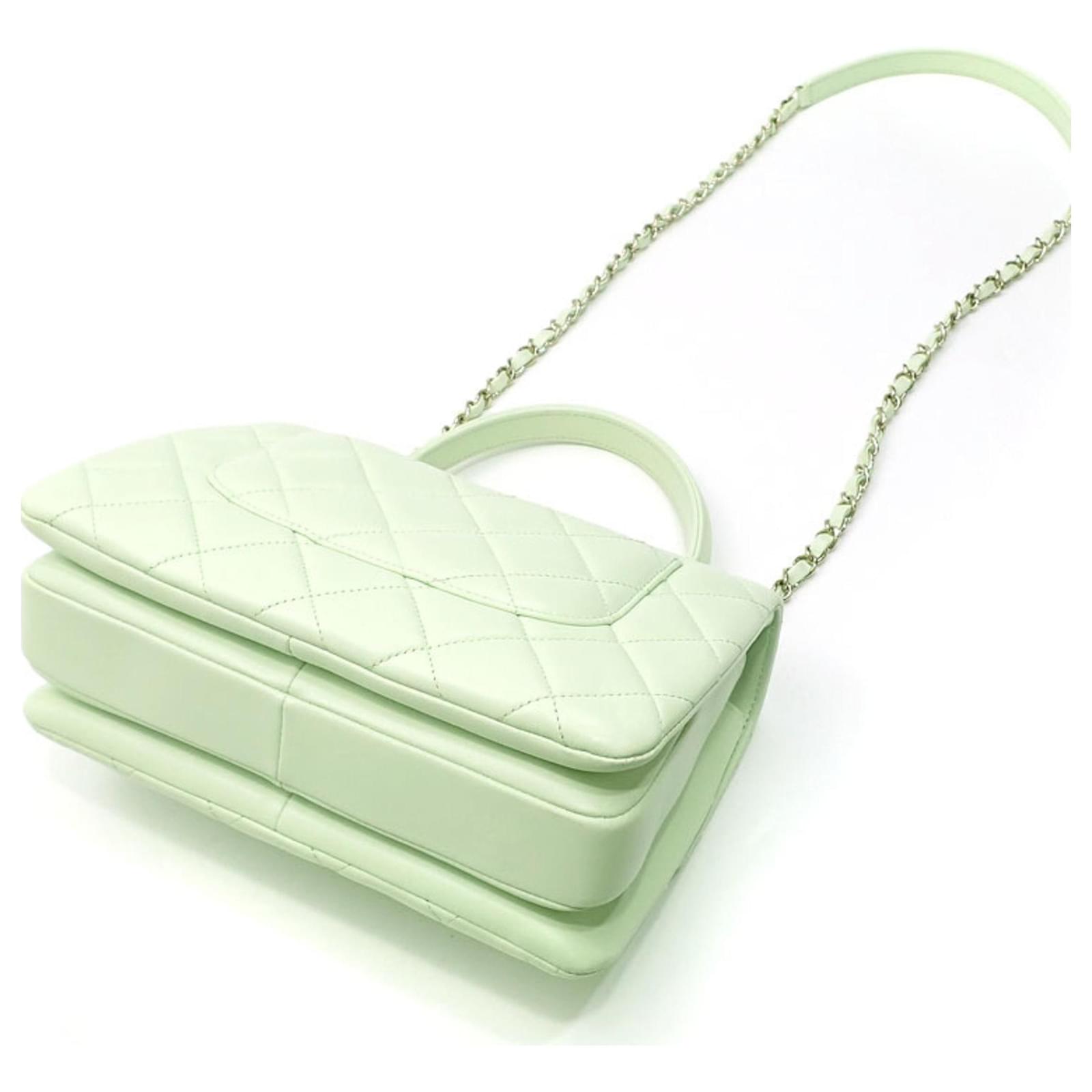 Chanel Trendy CC Green Leather ref.1154775 - Joli Closet