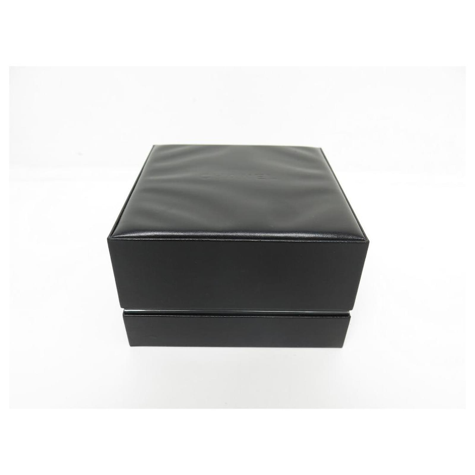 J12 BOX FOR CHANEL J WATCH12 CERAMIC PREMIERE BLACK LEATHER WATCH CASE ...