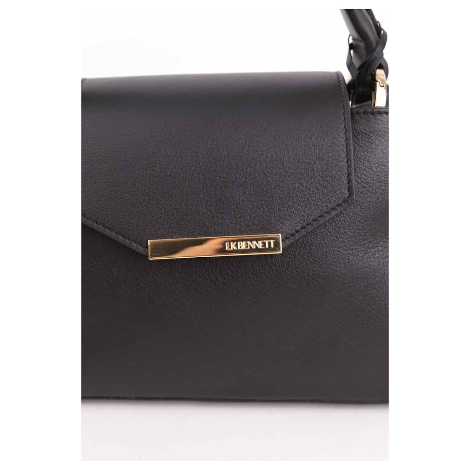 Lk Bennett Leather Handbag Black ref.1210181 - Joli Closet