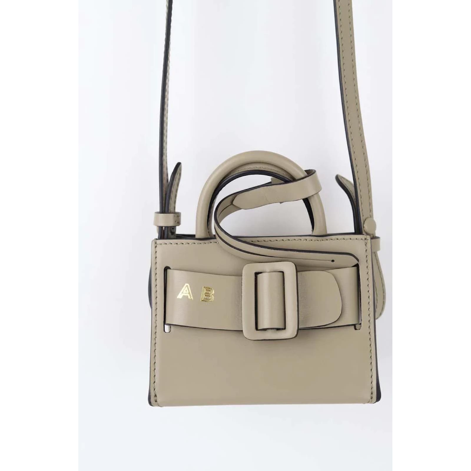 Boyy mini leather bag Khaki ref.1227562 - Joli Closet