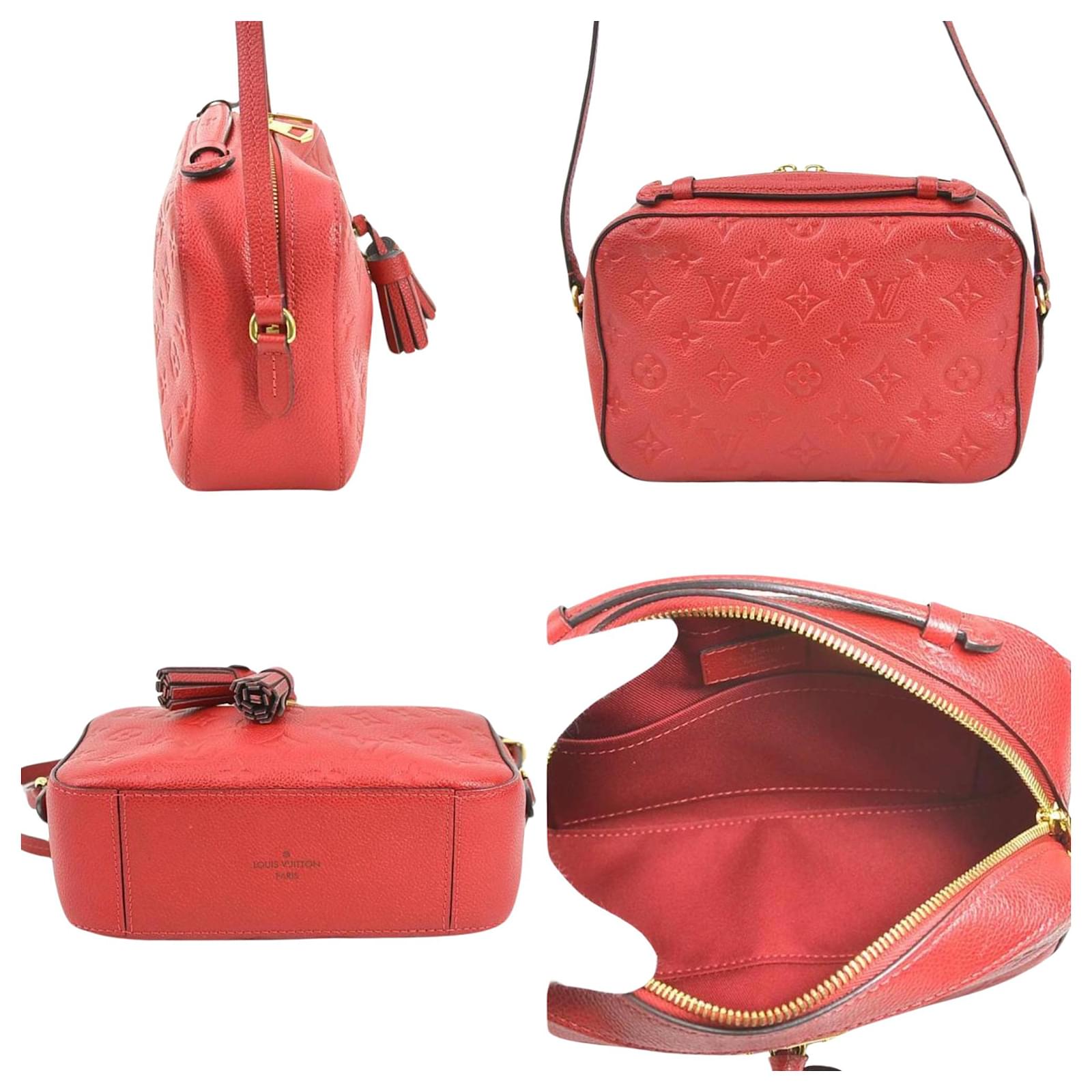 Louis Vuitton Saintonge Red Leather ref.1234051 - Joli Closet