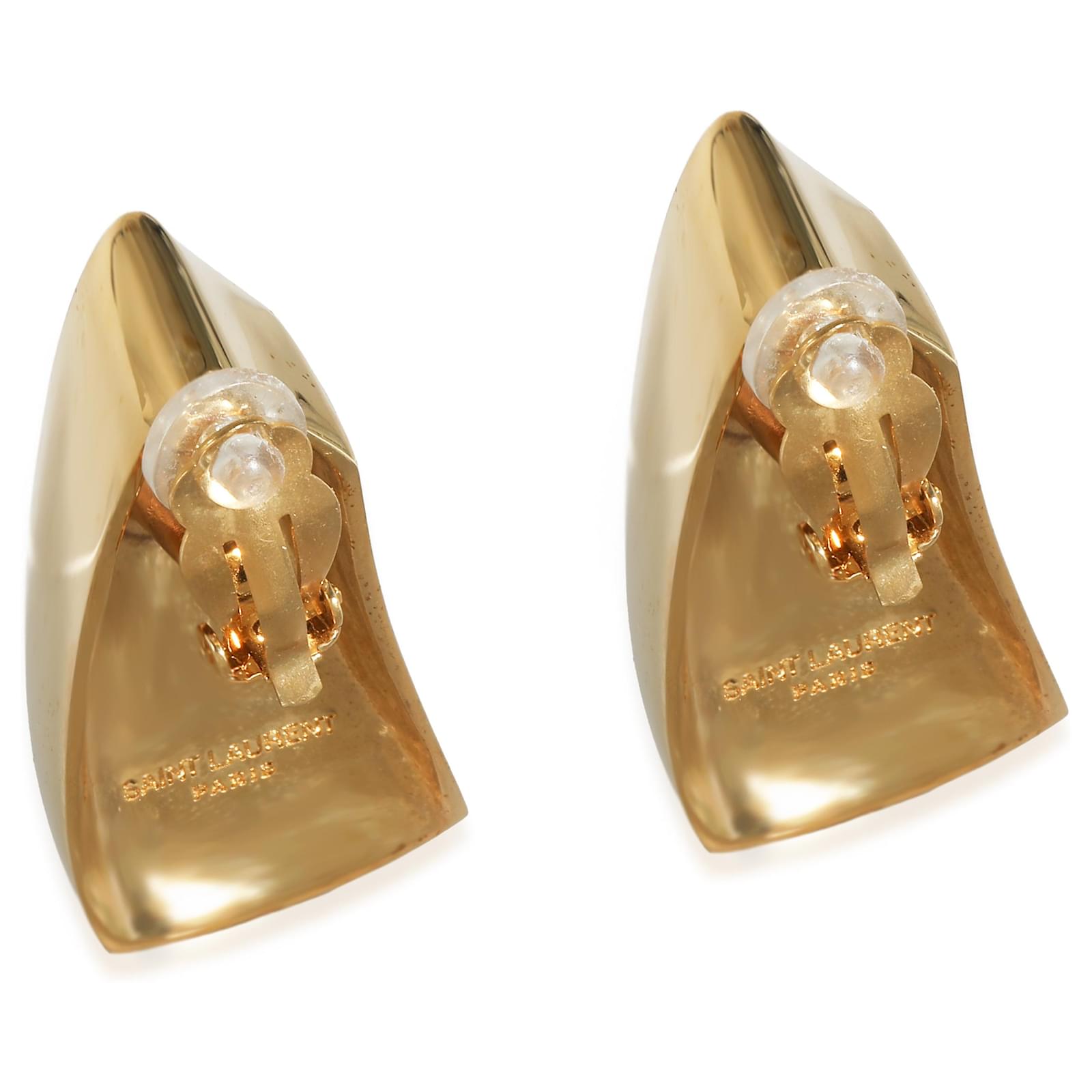 Saint Laurent Comet Triangle Clip-On Earring in Base Metal ref.1241534 ...