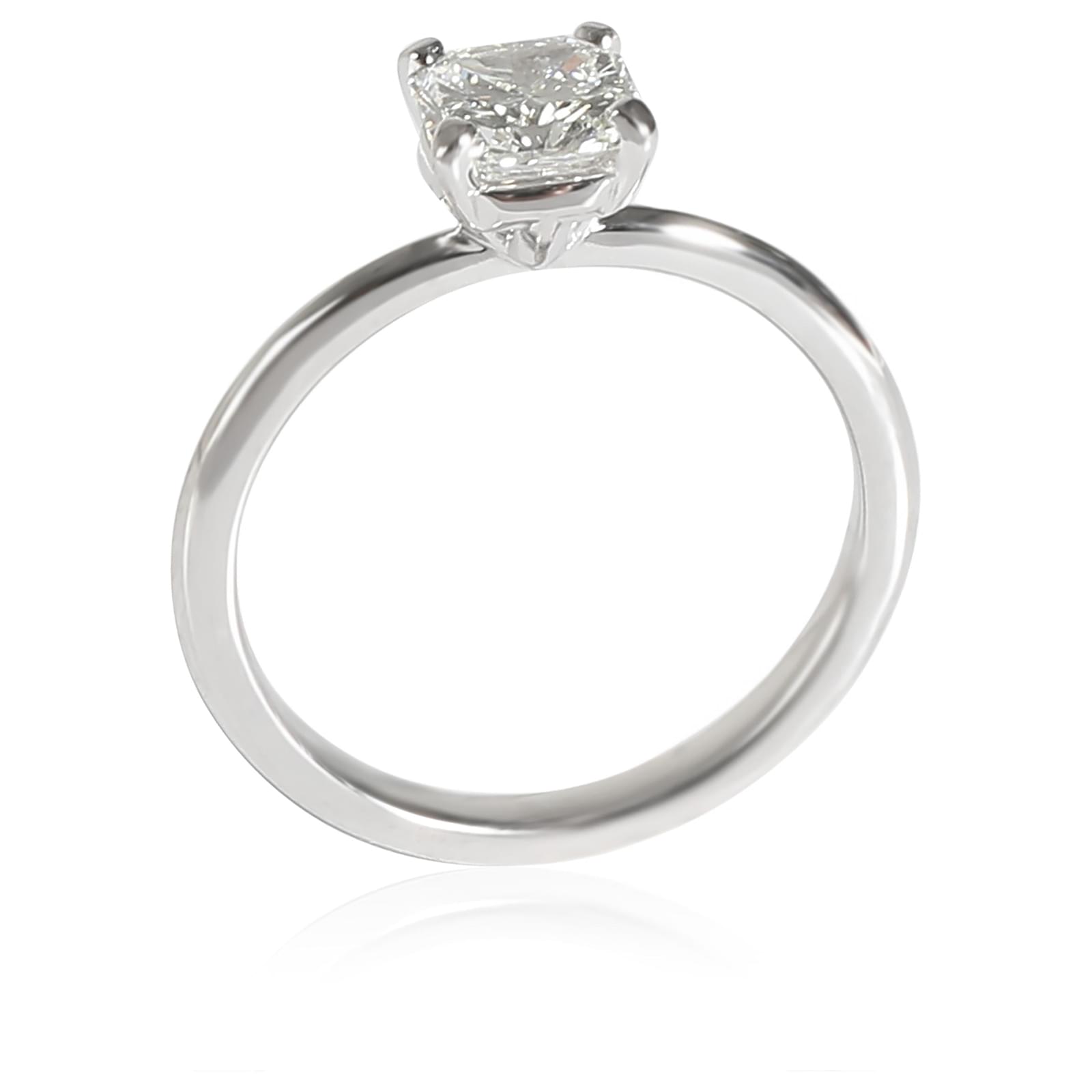 TIFFANY CO. Tiffany True Verlobungsring aus Platin 0.60 CTW H VS1