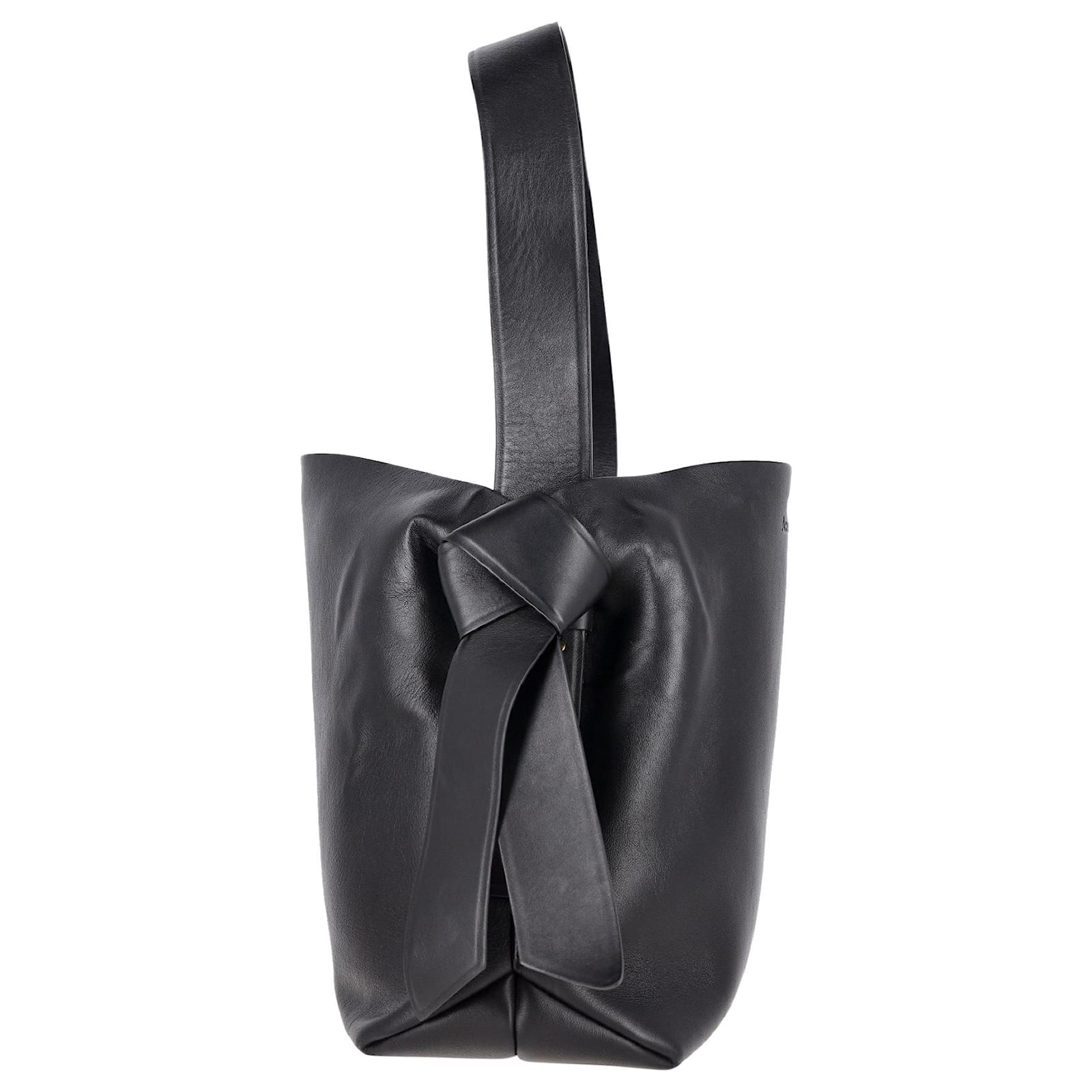 Acne Studios Musubi Midi Shoulder Bag in Black Leather ref.1294493 ...