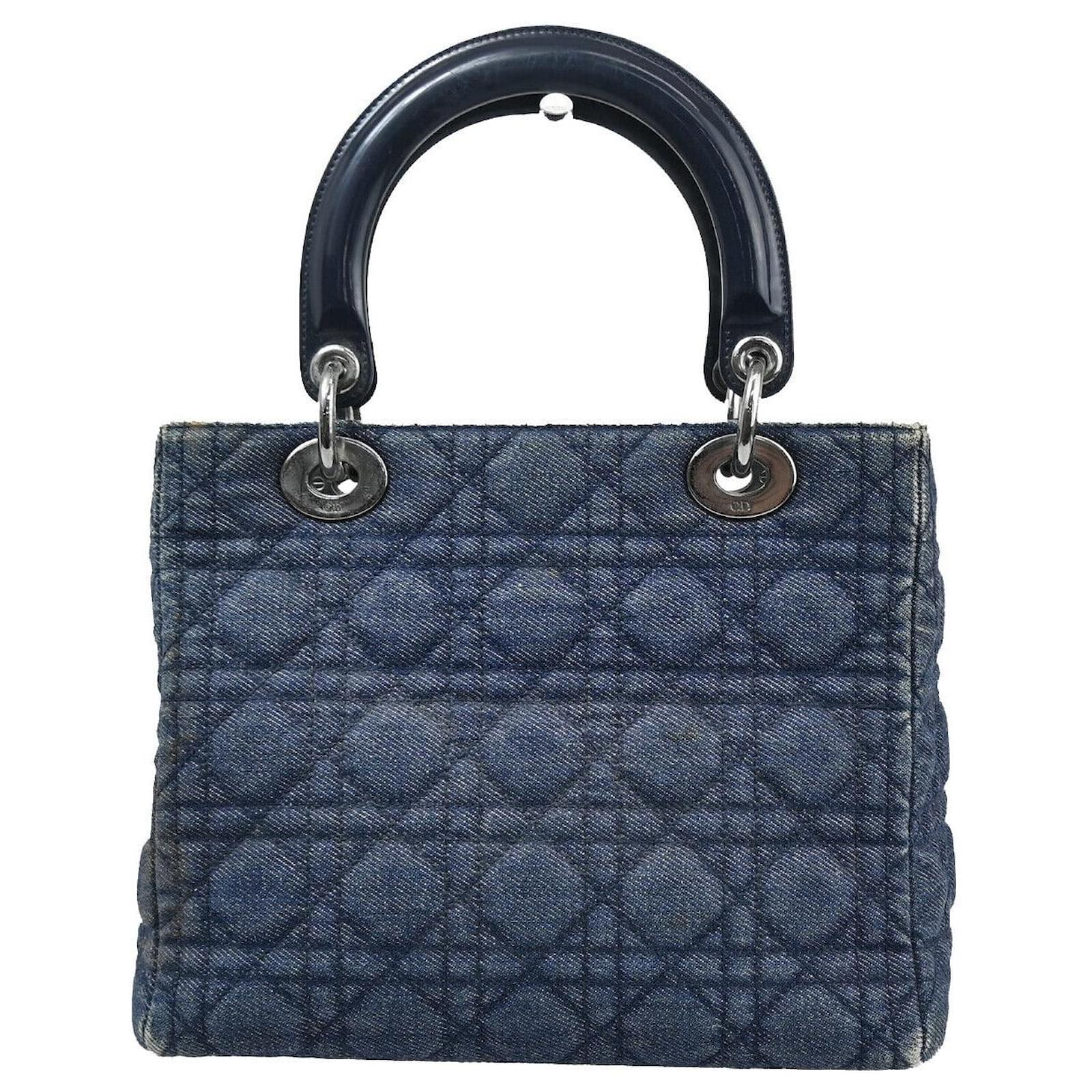 Dior Lady Dior Multiple colors Denim ref.1320089 - Joli Closet