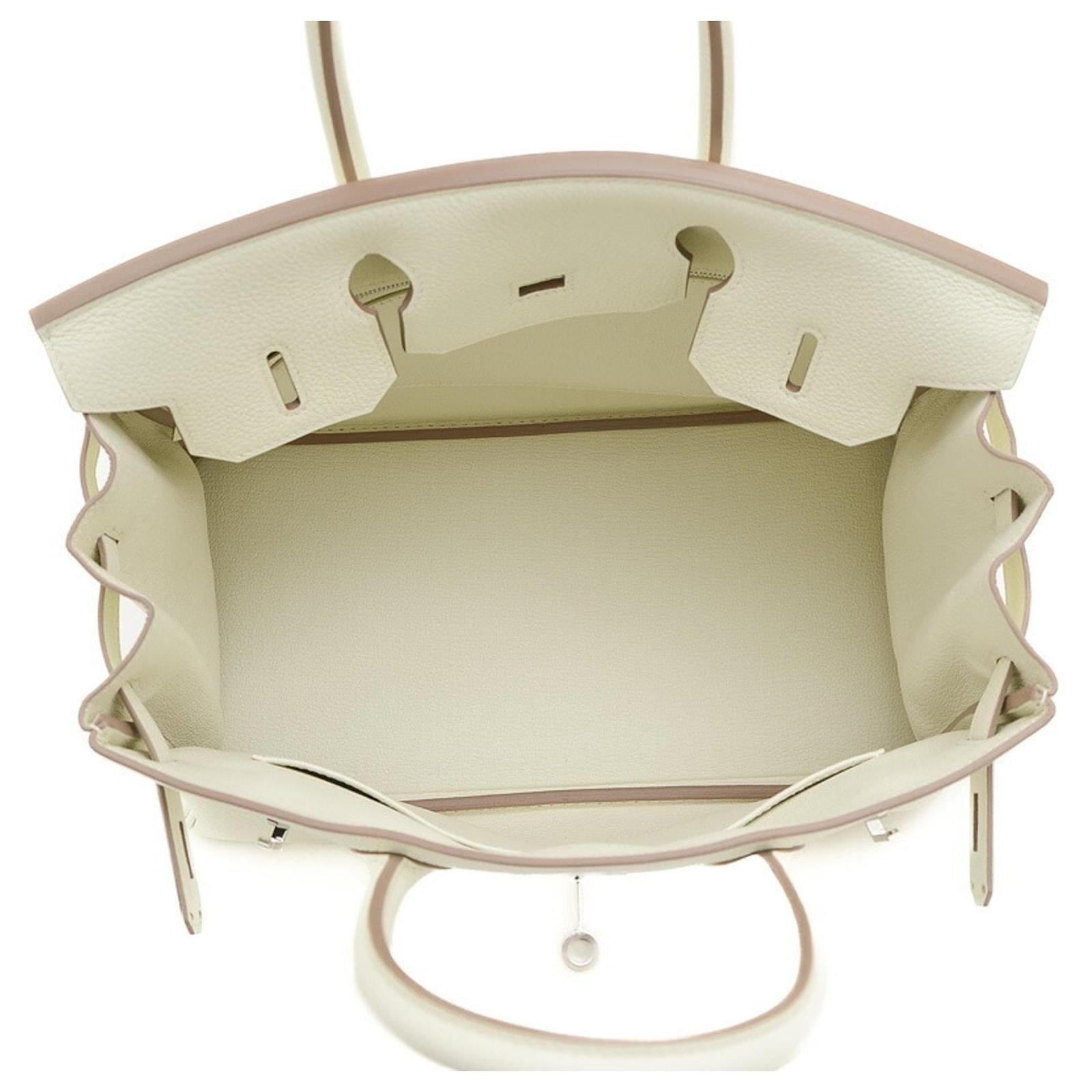 Hermès HERMES BIRKIN 30 Cream Leather ref.1331938 - Joli Closet