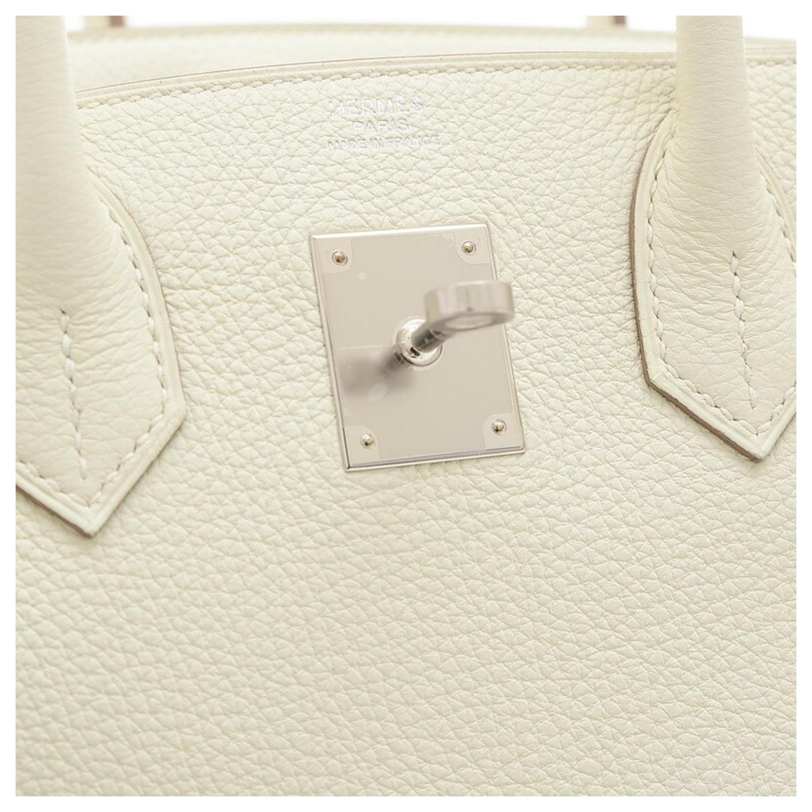 Hermès HERMES BIRKIN 30 Cream Leather ref.1331938 - Joli Closet